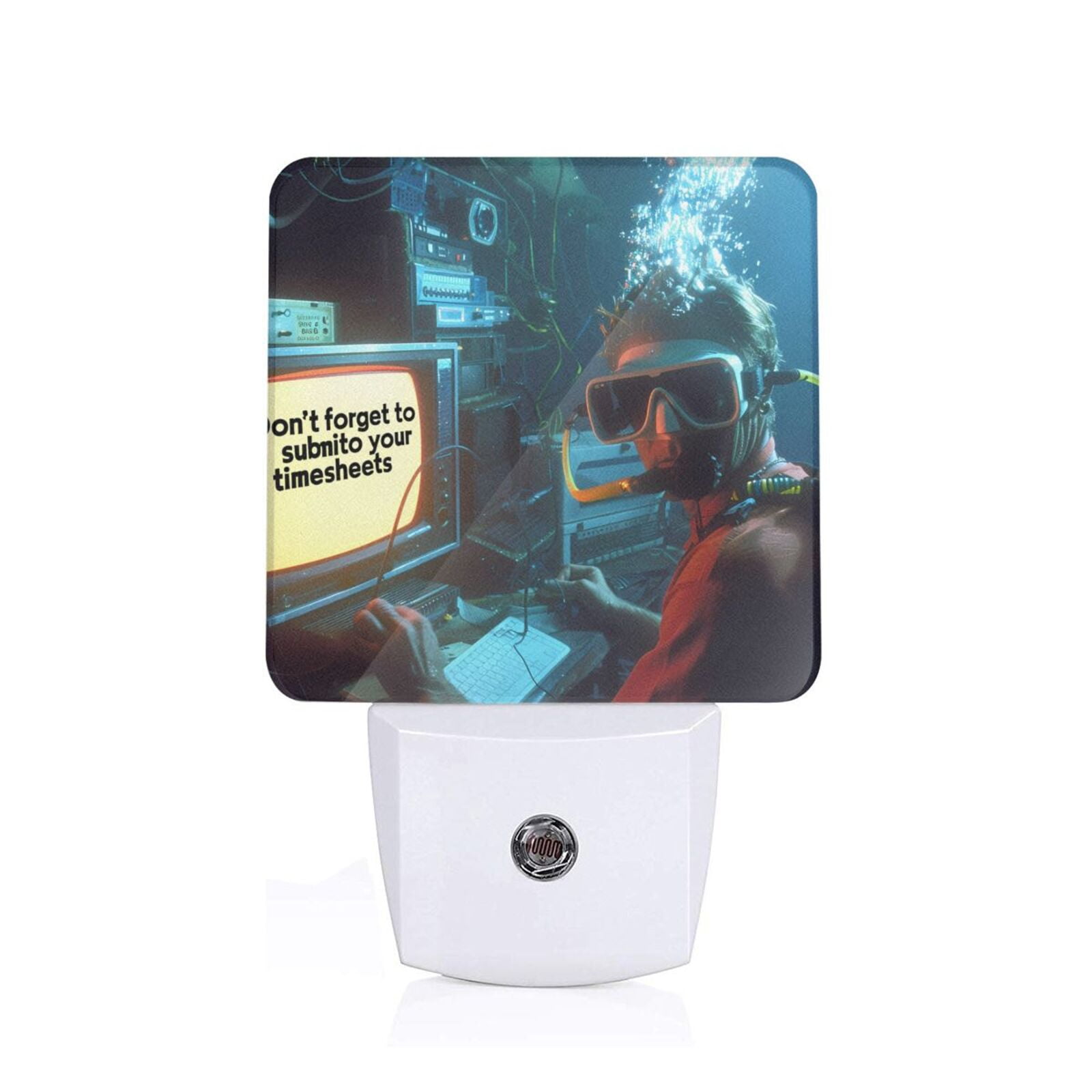 Xecao Underwater Office Diver for Night Light - a Wall-mounted LED ...
