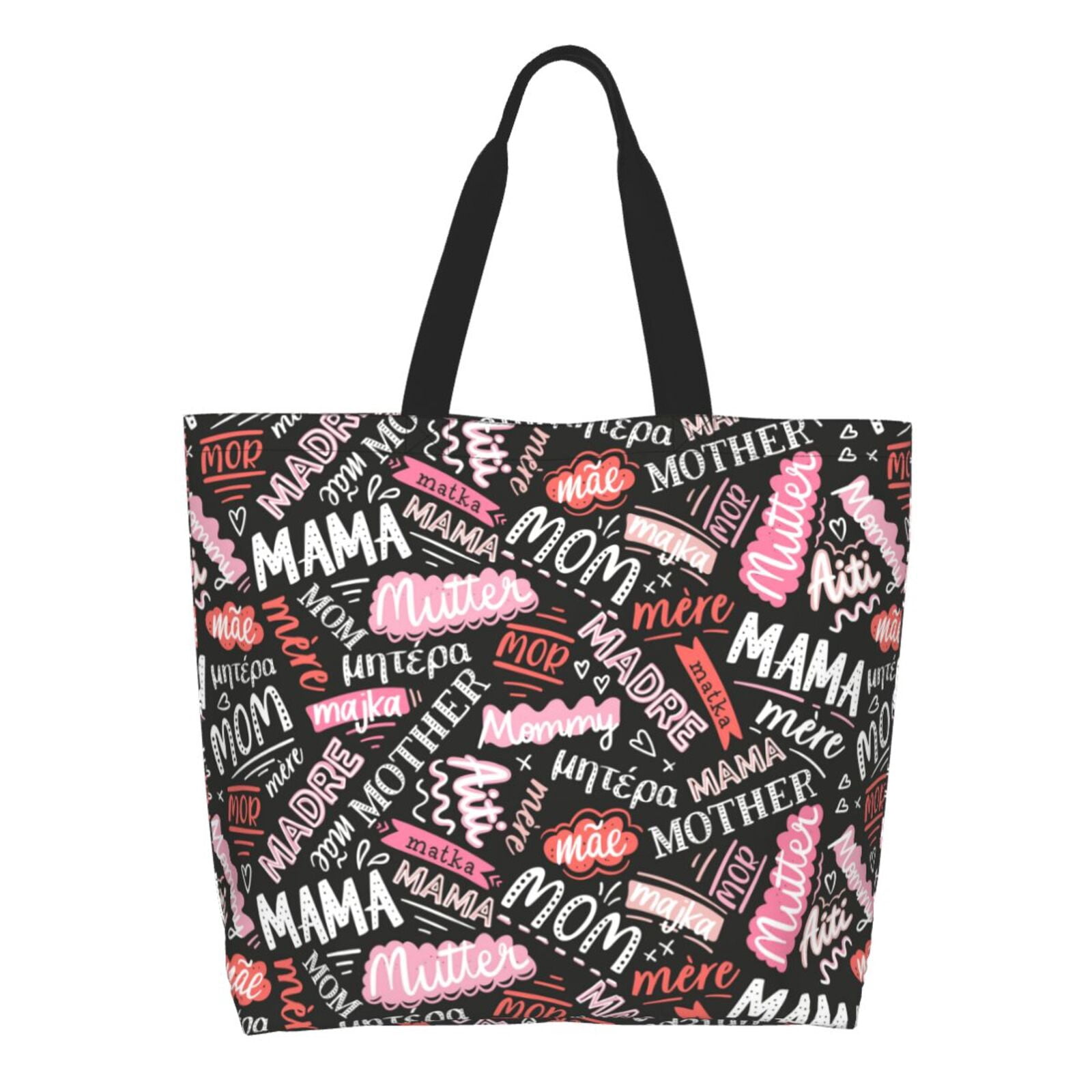 Xecao Various Languages Mother for Tote Bag for Women, Tote Shoulder ...