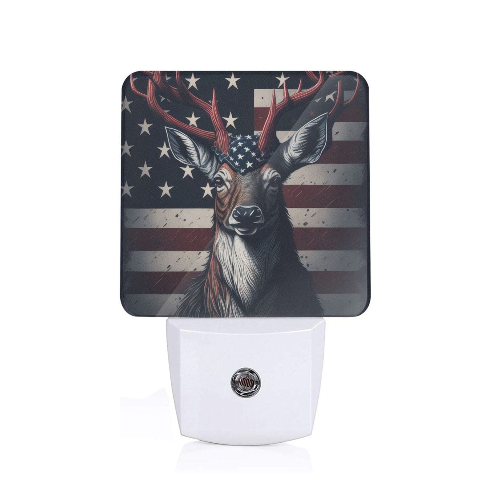 Xecao Vintage American Deer for Night Light - a Wall-mounted LED ...