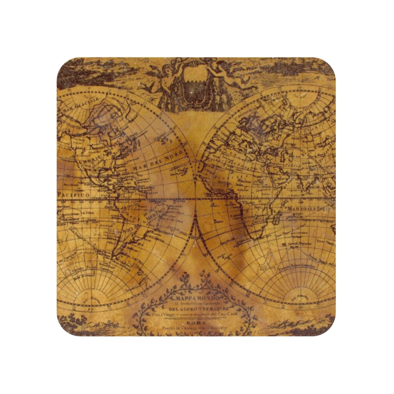 Xecao Vintage Map for Fridge Magnets - Fun Decorative Refrigerator ...