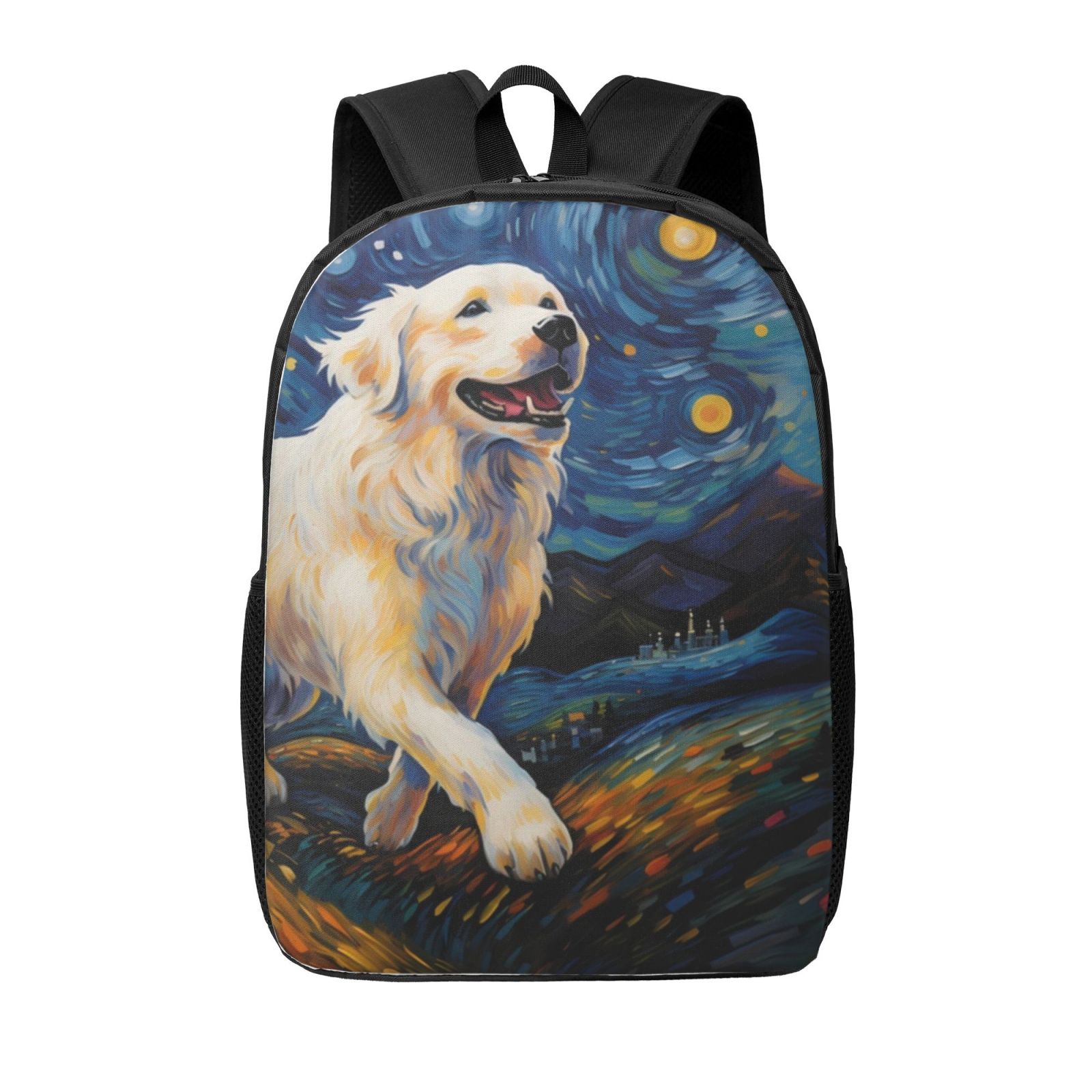 Xecao Vintage Starry Sky Labrador A print Travel Backpack, Large ...