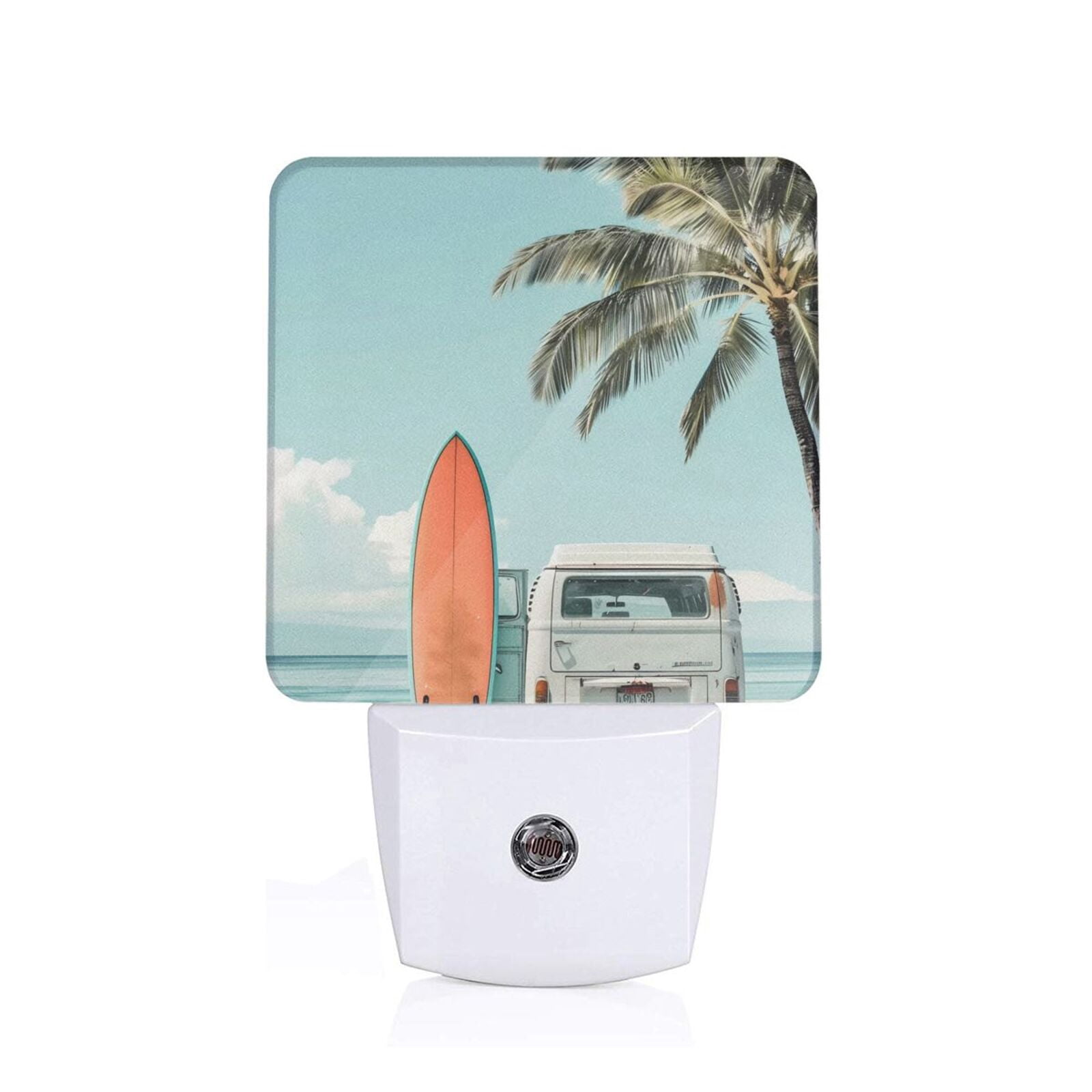 Xecao Vintage Surf Van Beach for Night Light - a Wall-mounted LED ...