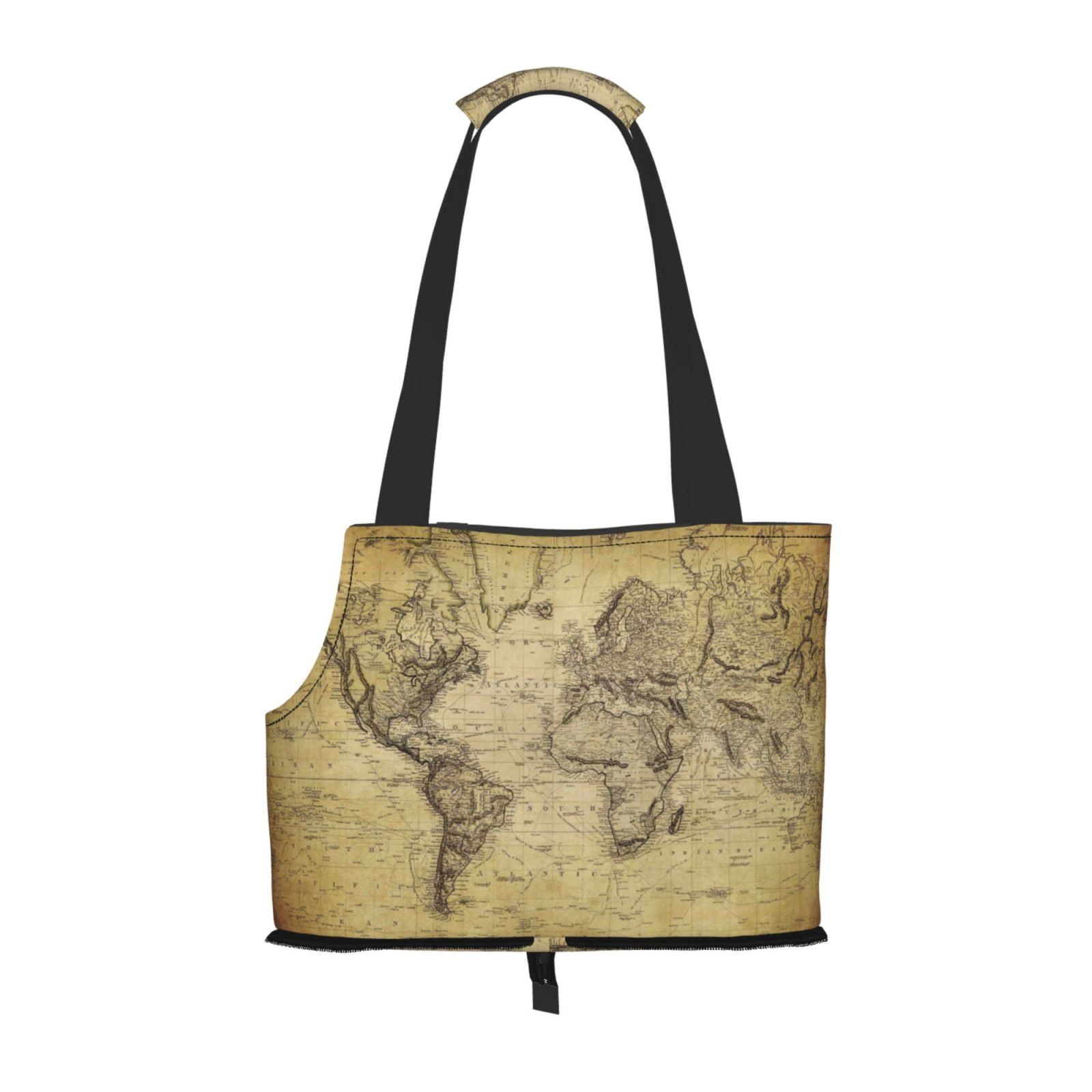 Xecao Vintage World Map for Cat Carrier Small Dog Handbag: The Ideal ...