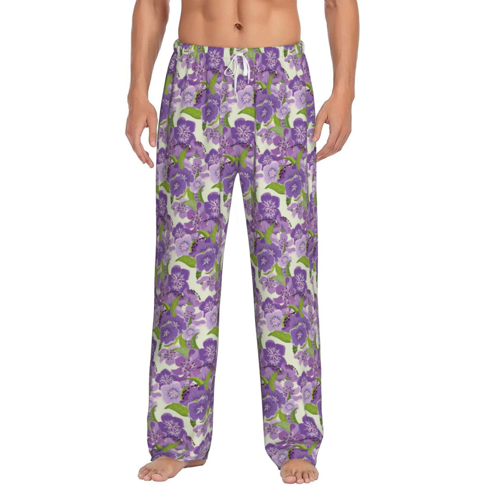 Xecao Violets Flowers Men's Straight Lounge Pajama Pants: The Ultimate ...