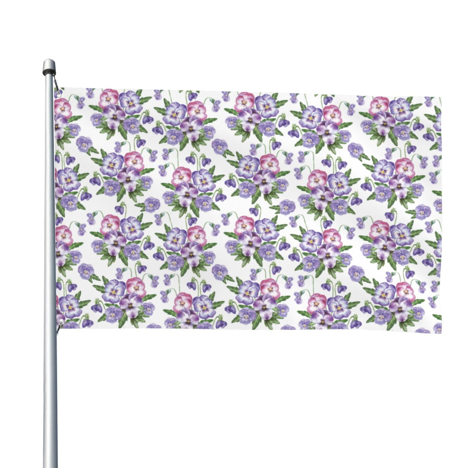Xecao Violets Flowers for Longest Lasting Flag, Made From Polyester, UV ...