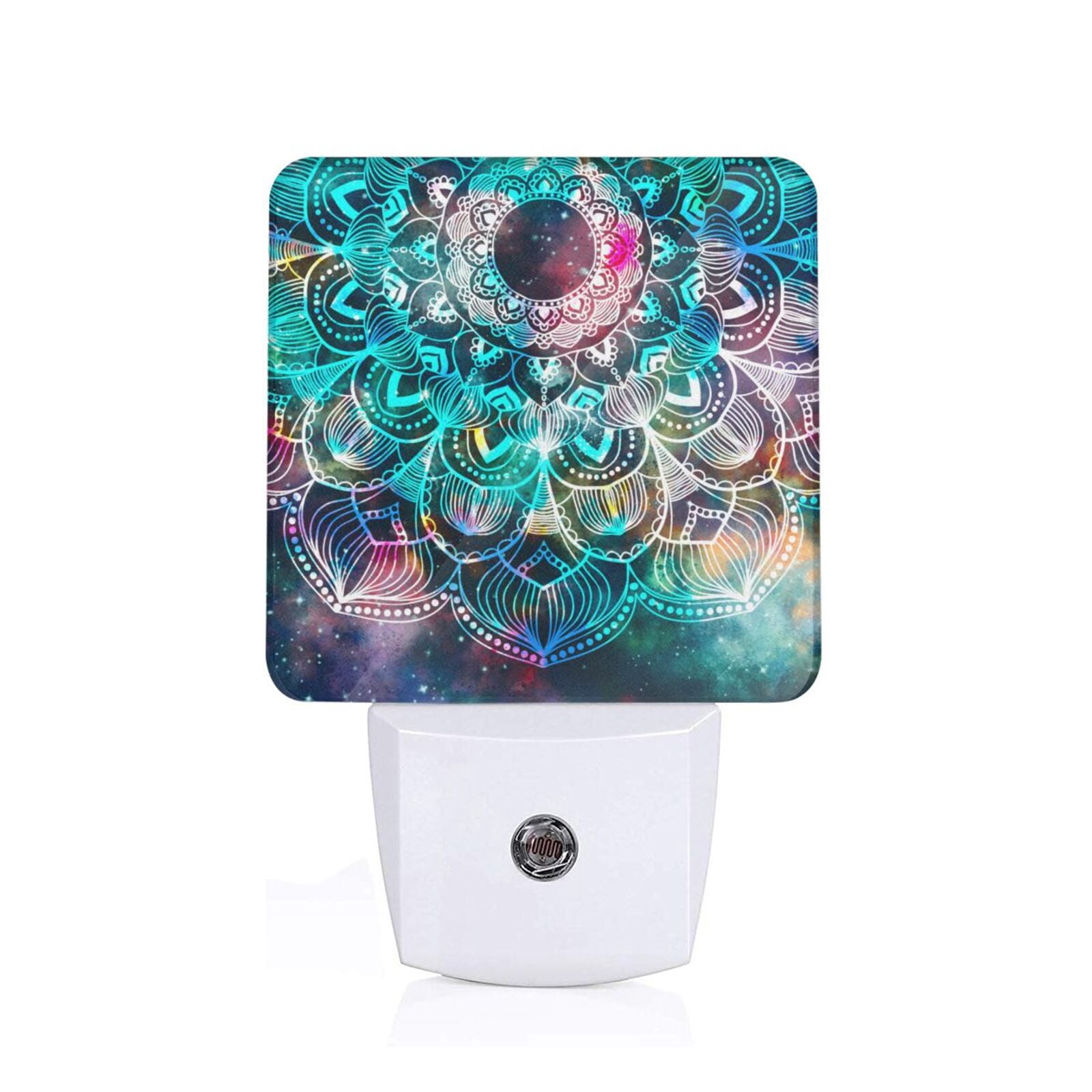 Xecao Watercolor Mandala for Night Light - a Wall-mounted LED Fixture ...