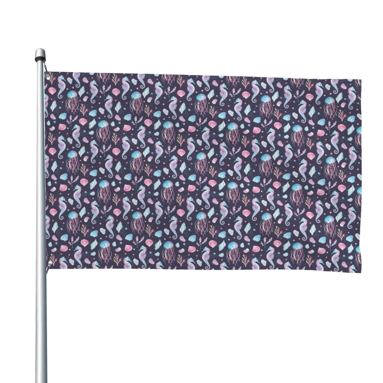 Xecao Watercolor Marine Animals for Longest Lasting Flag, Made From ...