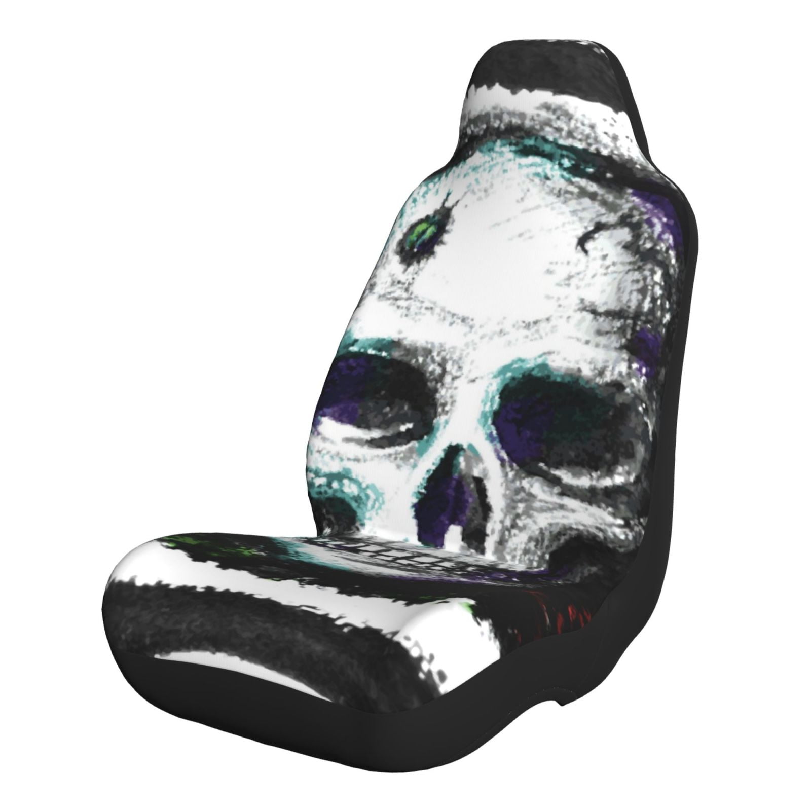 Xecao Watercolor Skull for Automotive Seat Covers for Cars Trucks and ...