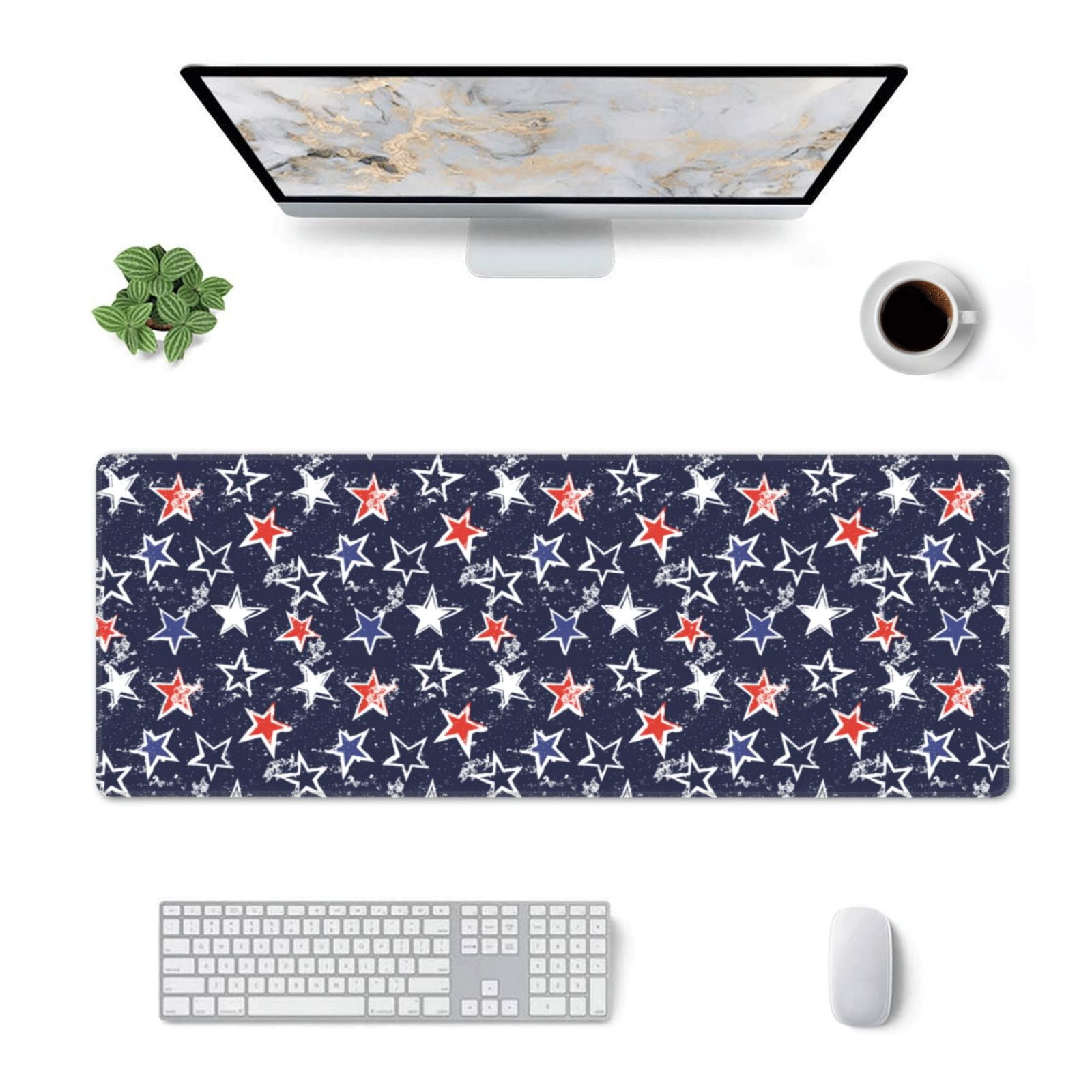 Xecao Watercolor Stars for Mouse Pad - Waterproof Extended Contour ...