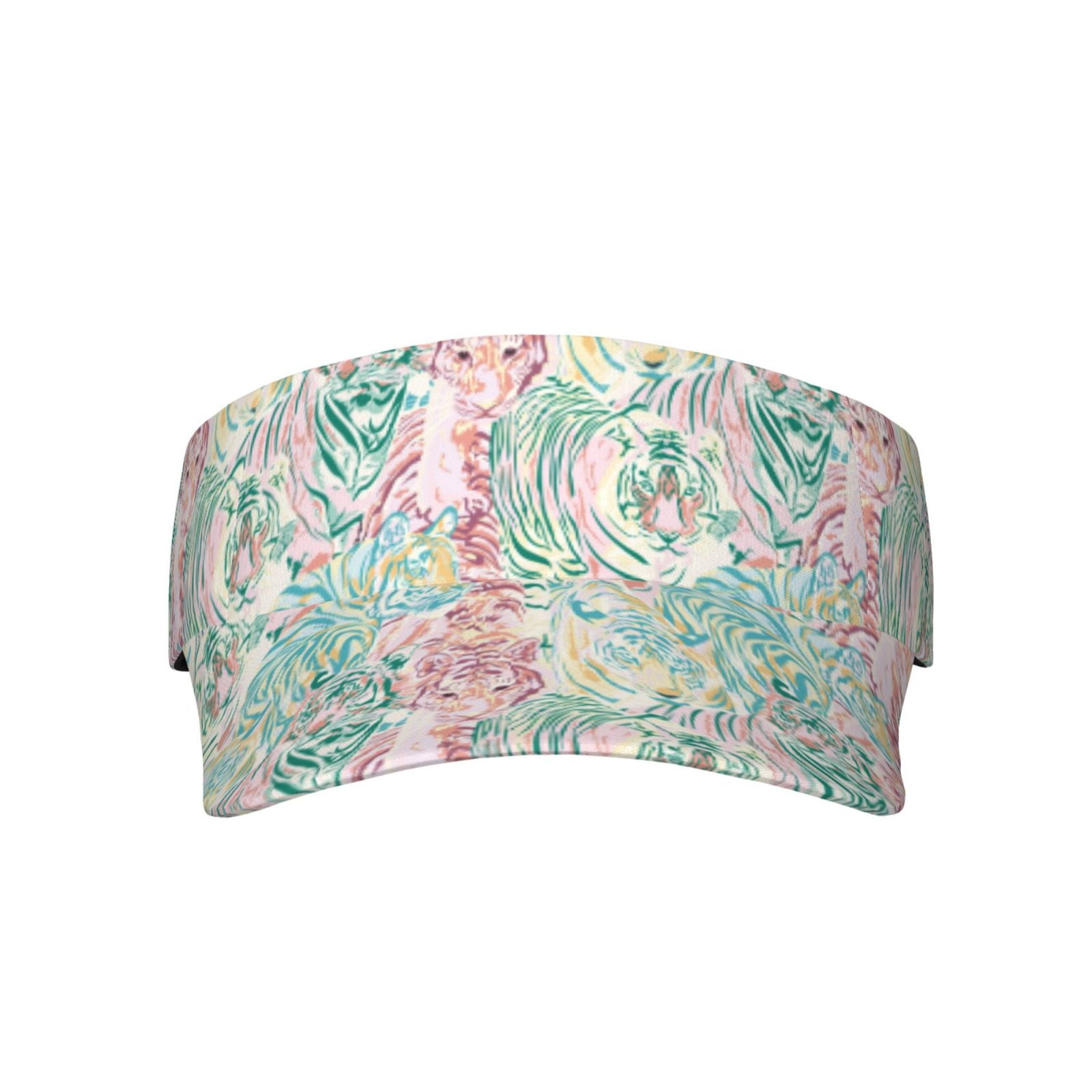 Xecao Watercolor Tiger for Adult Sun Cap offers versatile sun ...