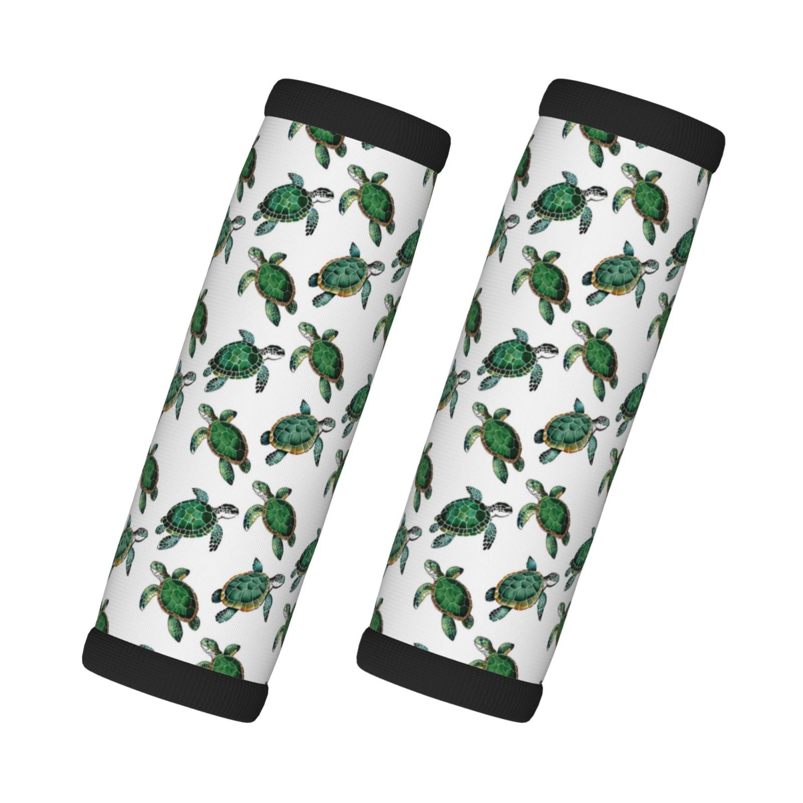 Xecao Watercolor Turtle Print 2 Pack Luggage Handles Wrap Grips ...