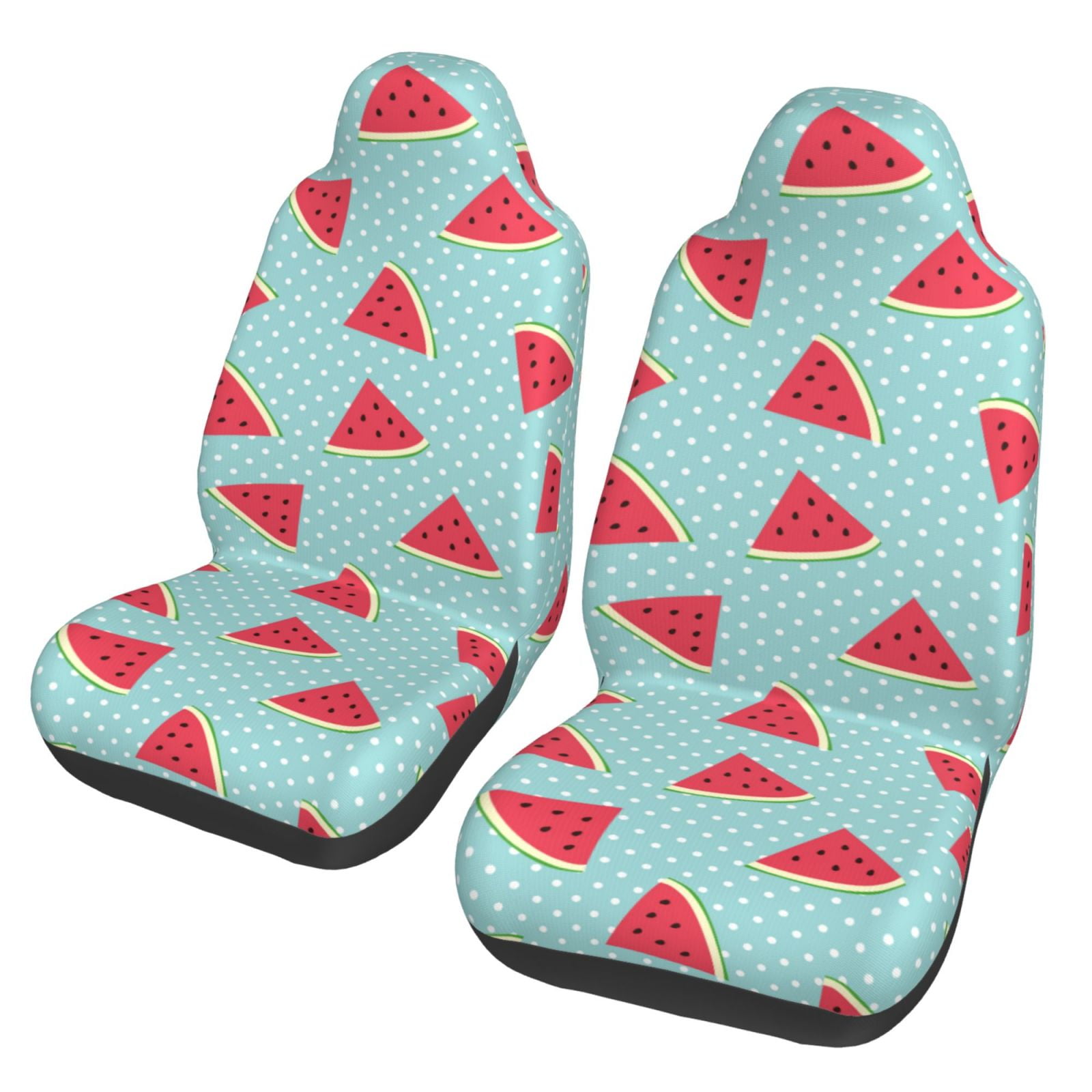 Xecao Watermelon Print Car Seat Cover in That Fits Most Cars, Vans ...