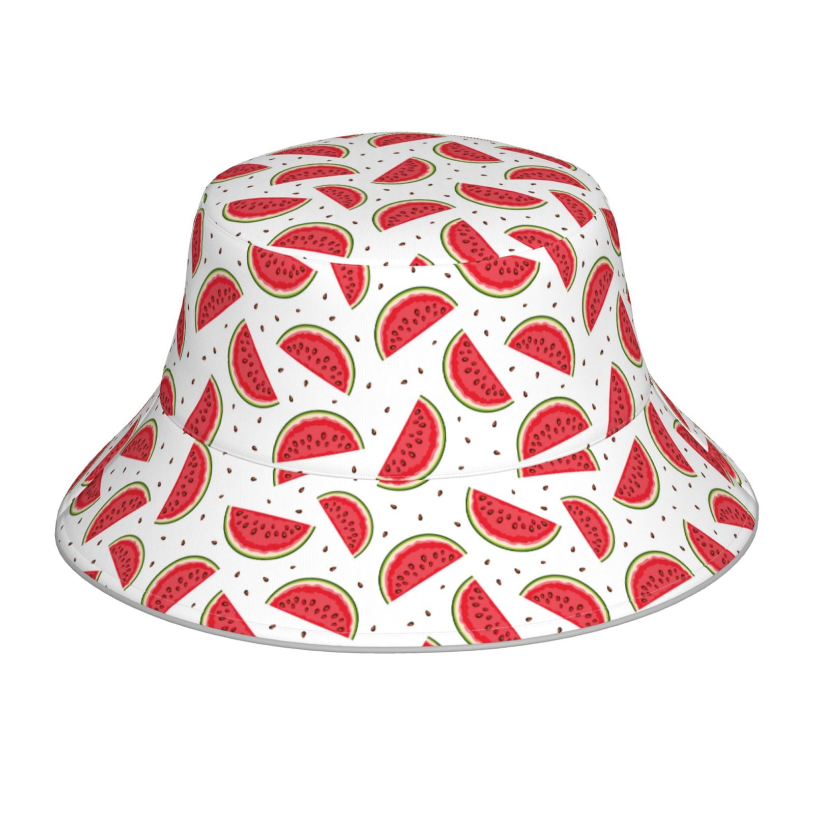 Xecao Watermelon Print Men and Women Night Reflective Hat Runner Cap ...