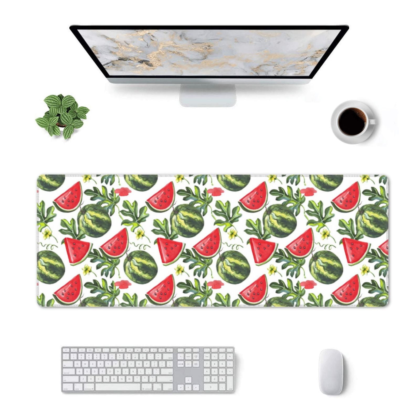 Xecao Watermelons for Mouse Pad - Waterproof Extended Contour Mouse Mat ...