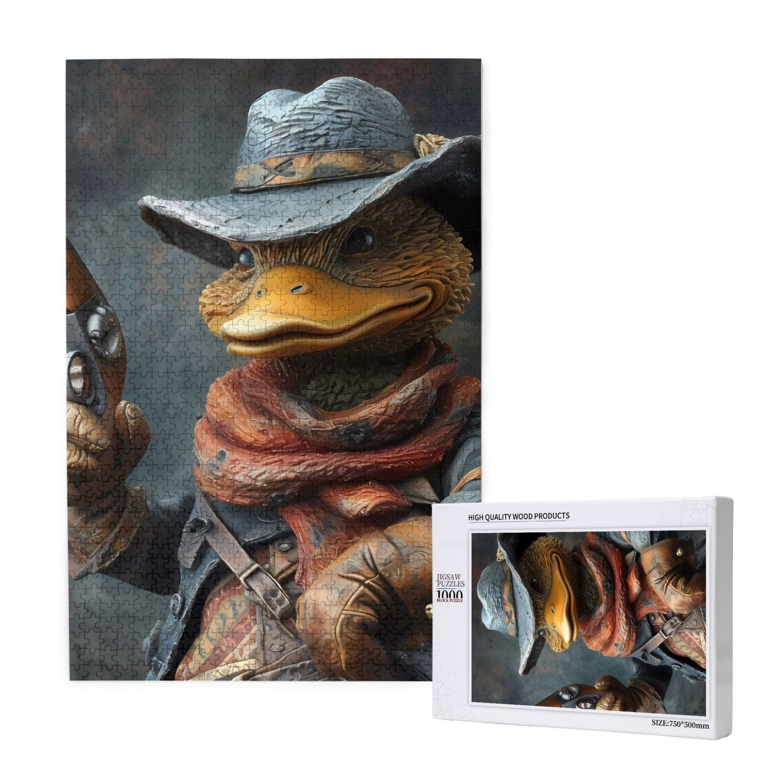 Xecao Western Cowboy Duck Pattern 1000 Piece Puzzles , Jigsaw Puzzles ...