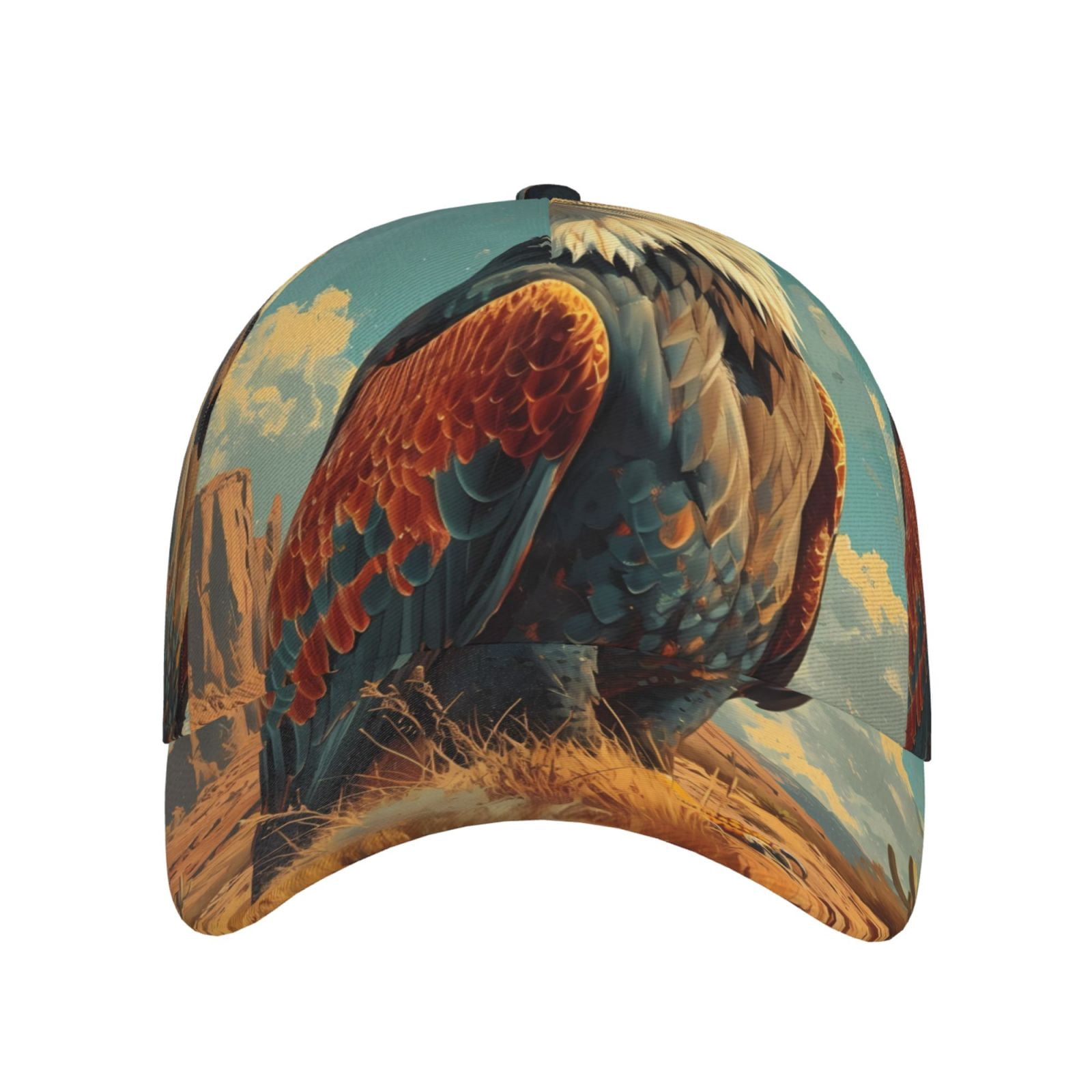 Xecao Western Desert Cactus Bald Eagle for Baseball Cap: Unisex ...