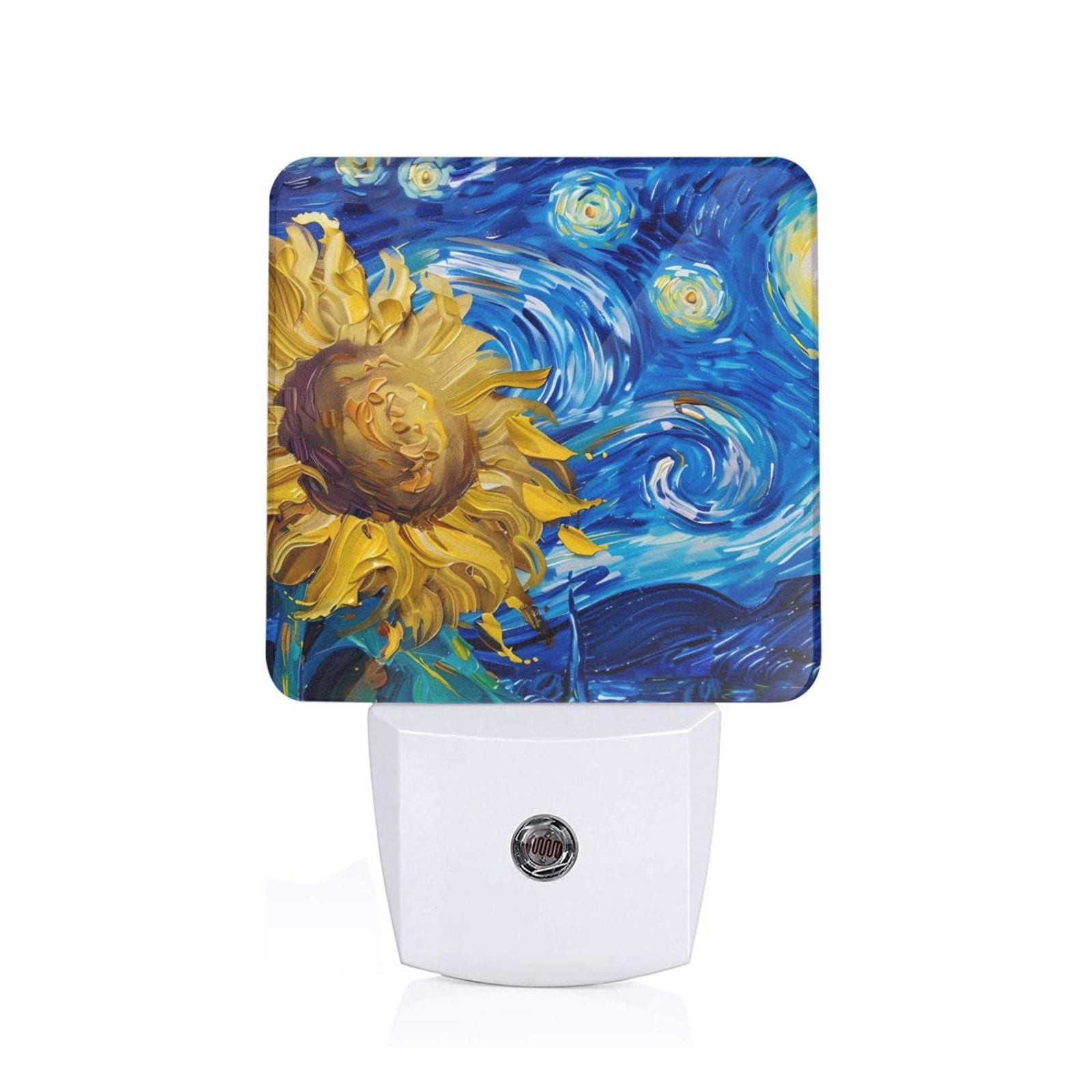 Xecao Whimsical Sunflowers Night Sky for Night Light - a Wall-mounted ...