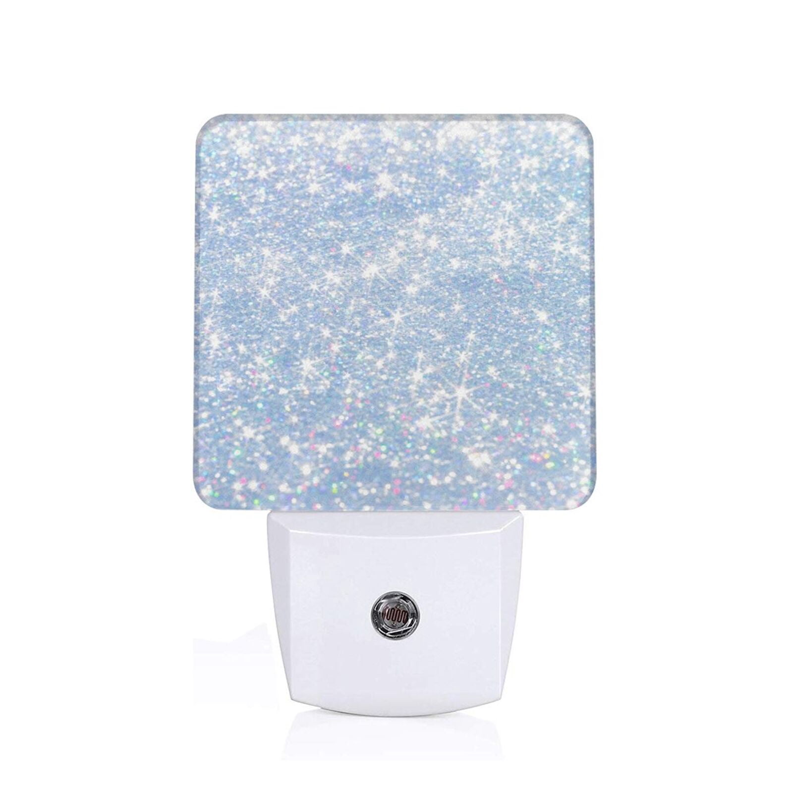 Xecao White Bule Glitter for Night Light - a Wall-mounted LED Fixture ...