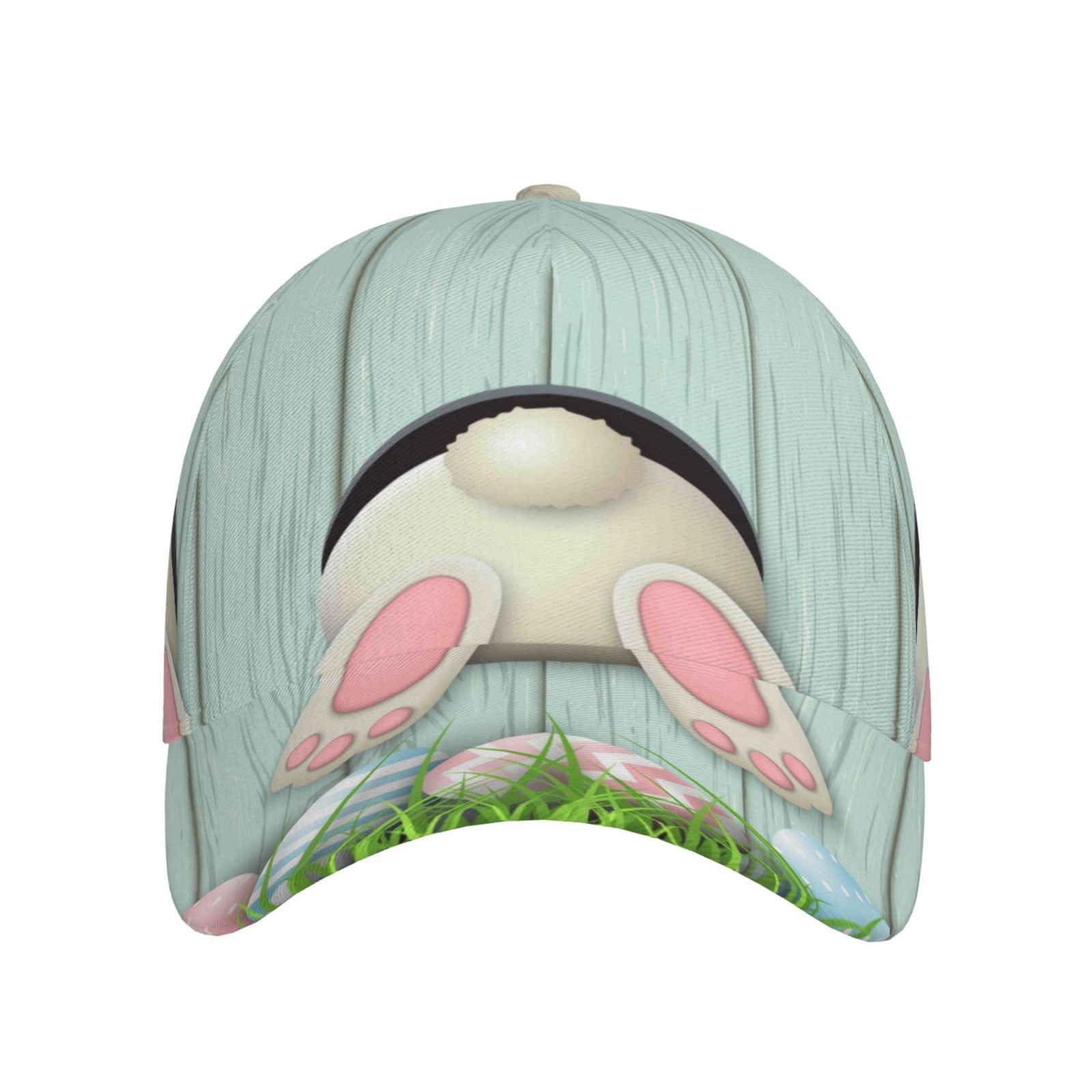 Xecao White Bunny Bottom And Easter Eggs for Baseball Cap: Unisex ...