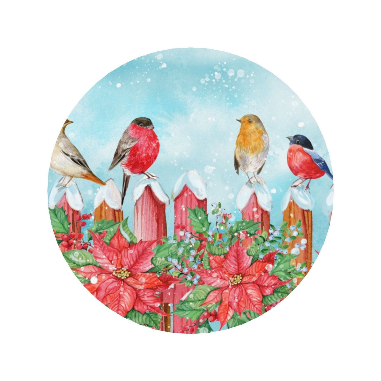 Xecao Winter Birds on the Fence for Fridge Magnets - Fun Decorative ...
