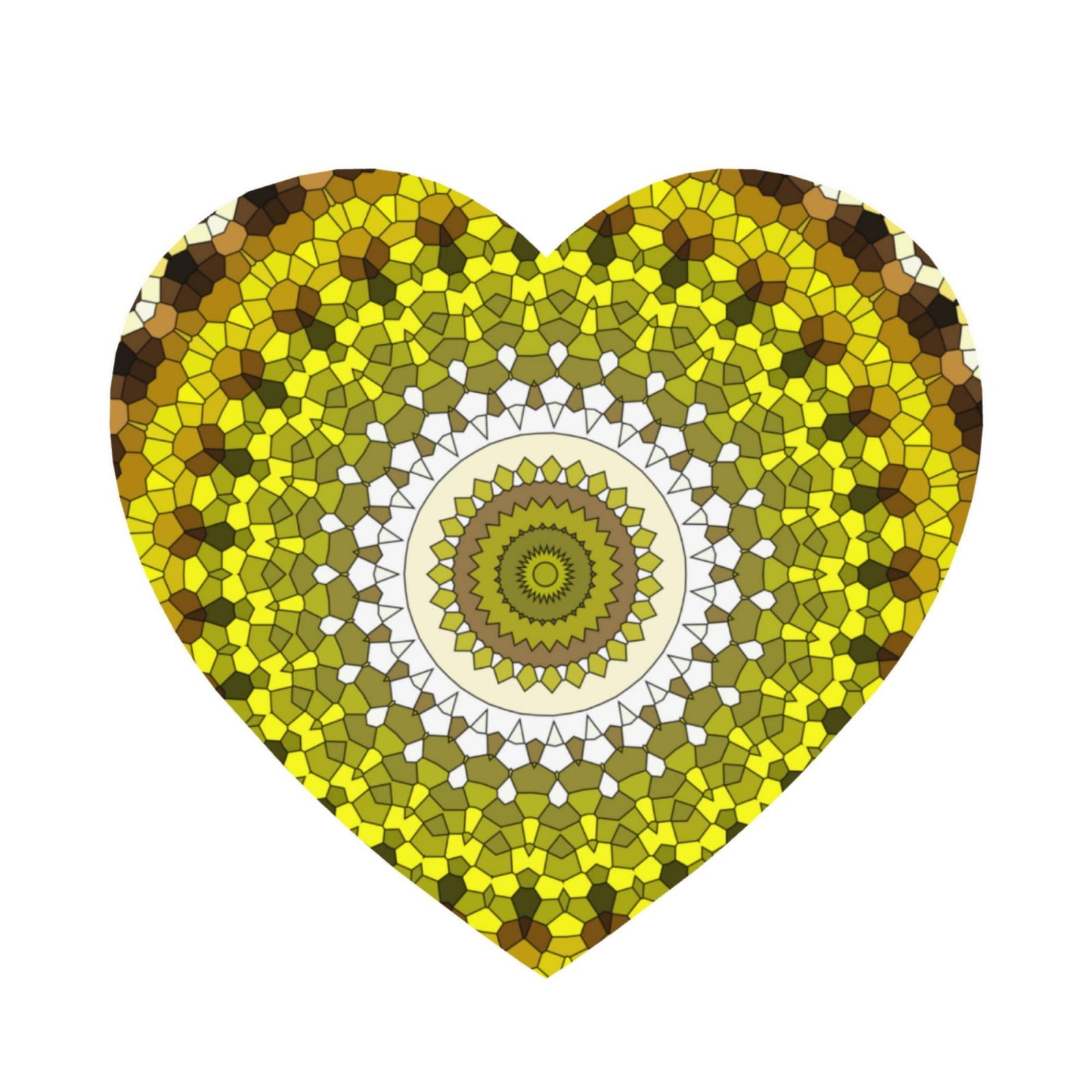 Xecao Yellow Mandala for Fridge Magnets - Fun Decorative Refrigerator ...