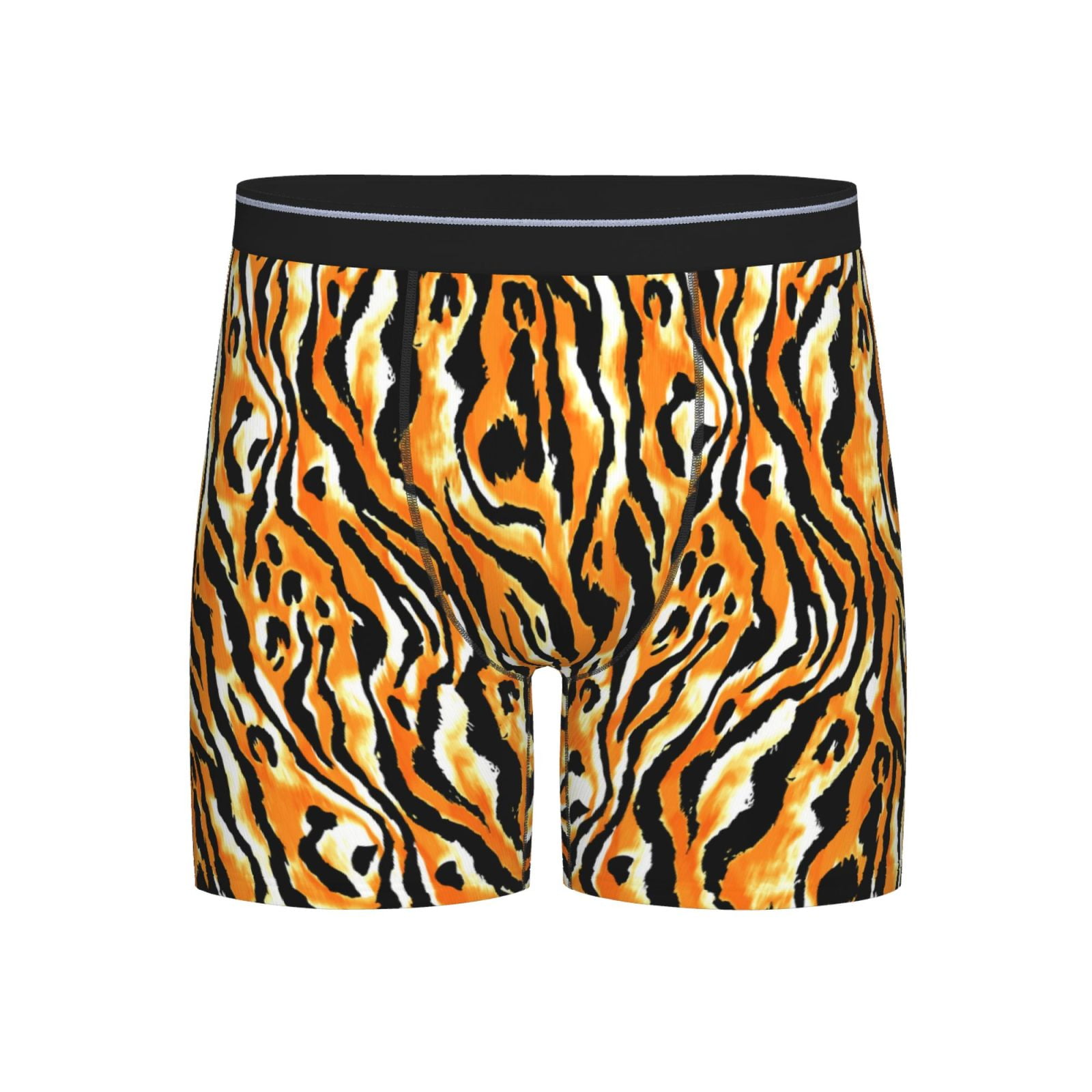 Xecao Zebra Print Boxer Briefs for Men's Stretch Moisture-Wicking ...