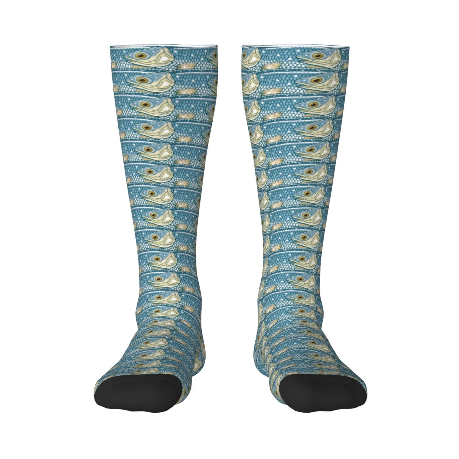 Xecao anchovy Print Compression Socks for Both Men And Women for ...