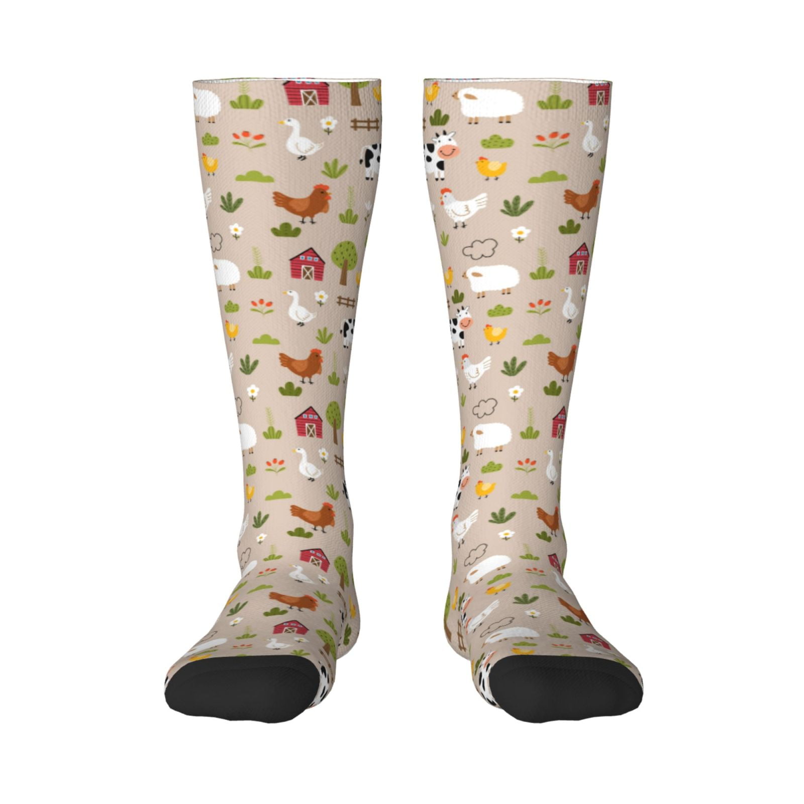 Xecao animals farm Print Compression Socks for Both Men And Women for ...