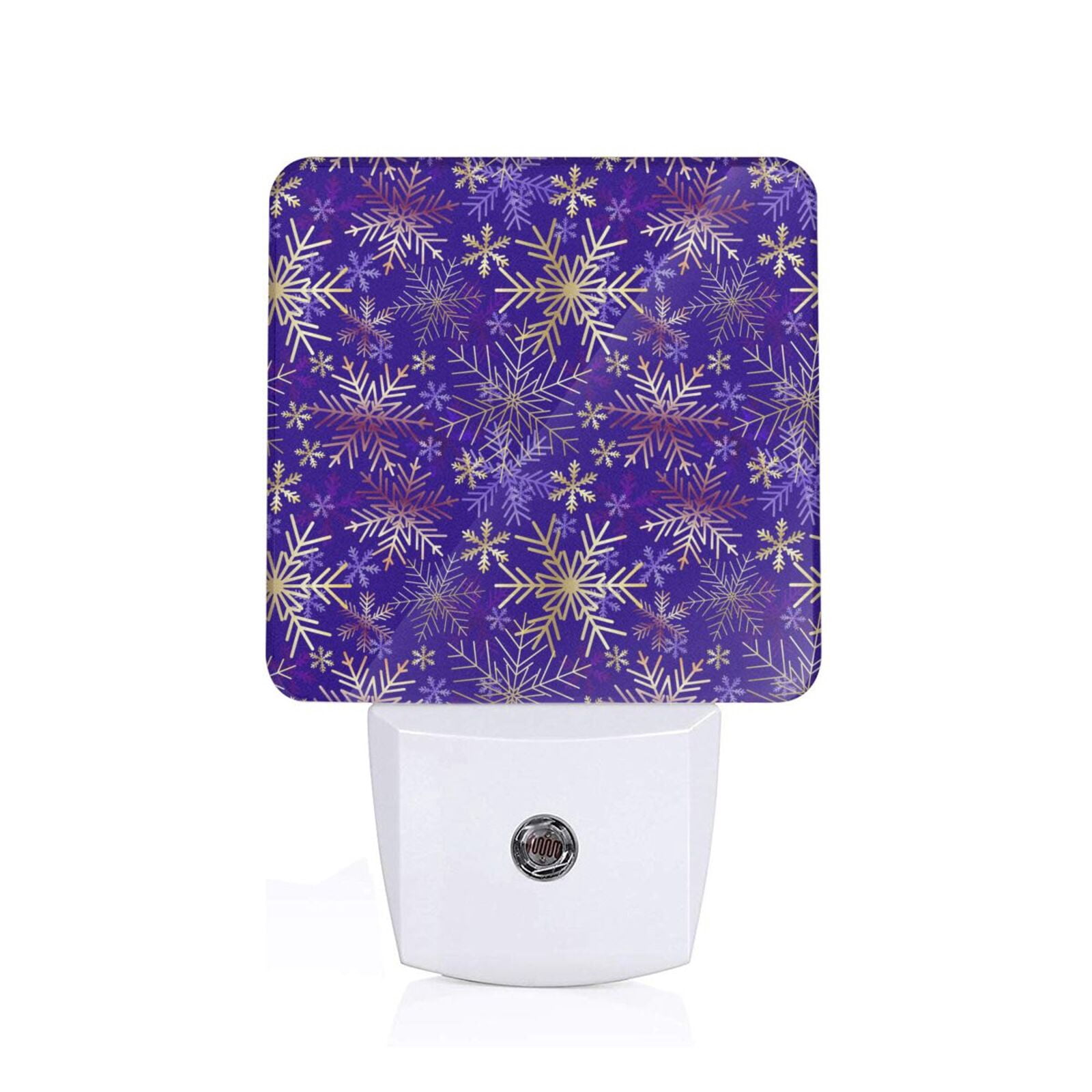 Xecao blue purple Snowflake for Night Light - a Wall-mounted LED ...