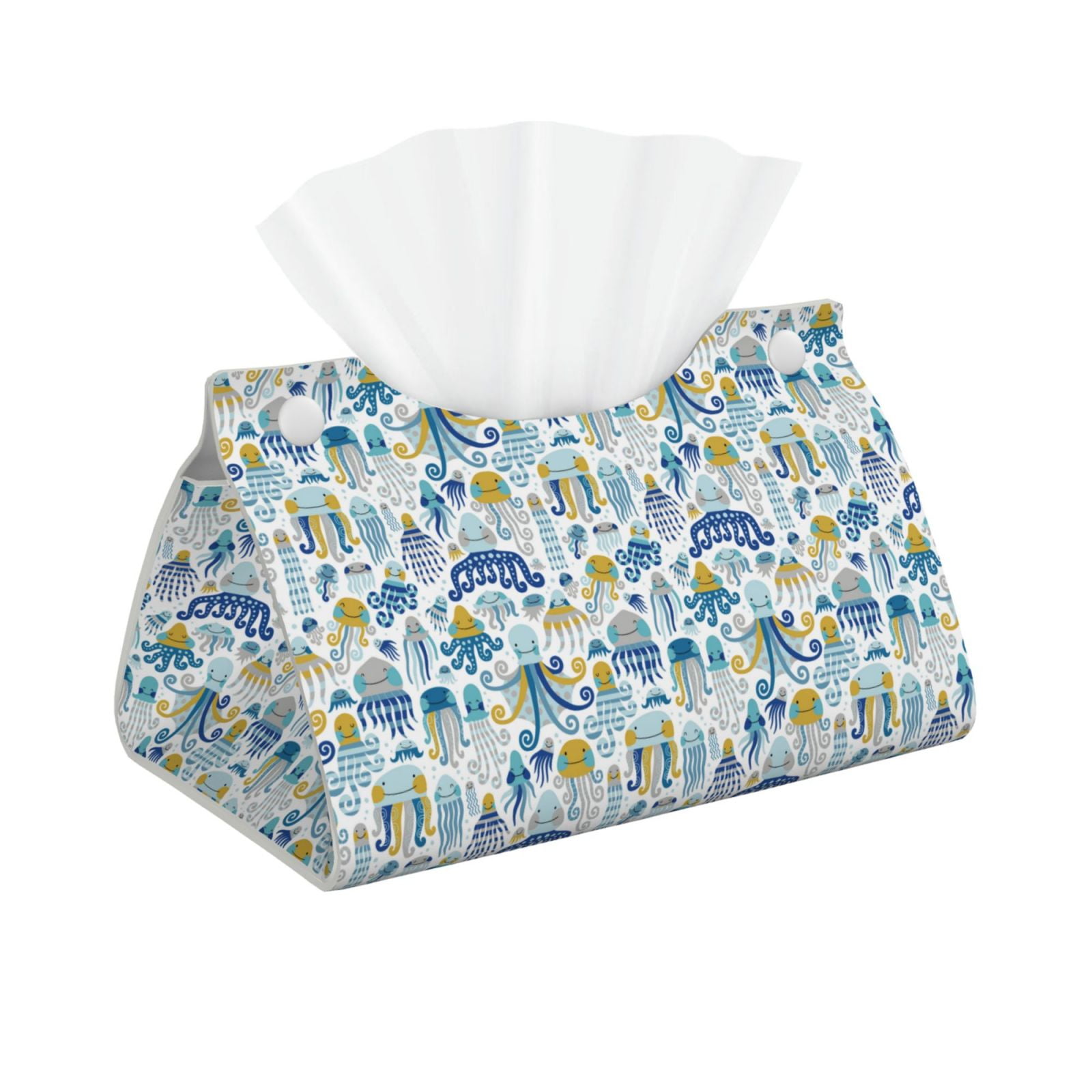 Xecao cartoon octopus Print Tissue Box Cover,Modern PVC Leather Square ...