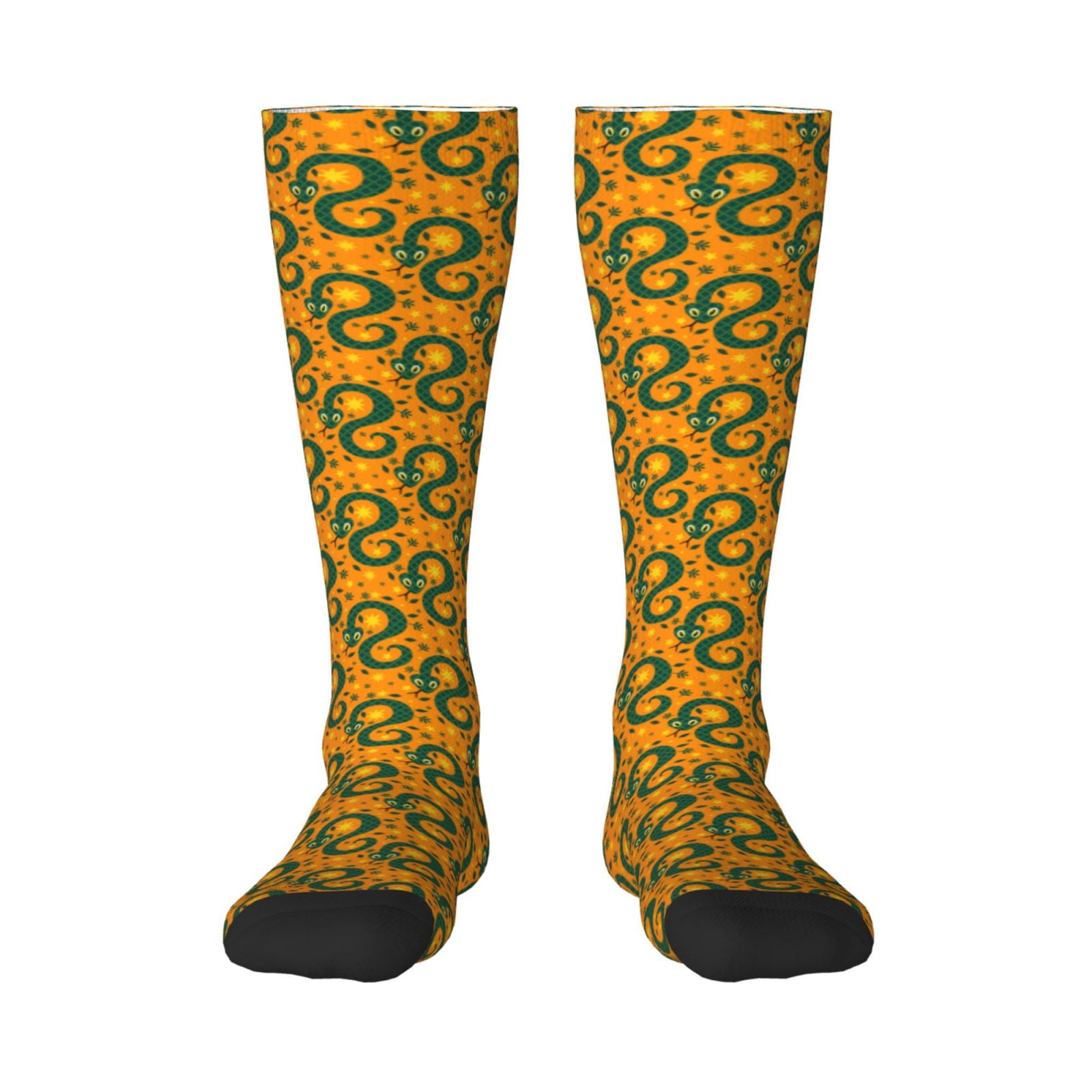 Xecao cartoon snake Print Compression Socks for Both Men And Women for ...