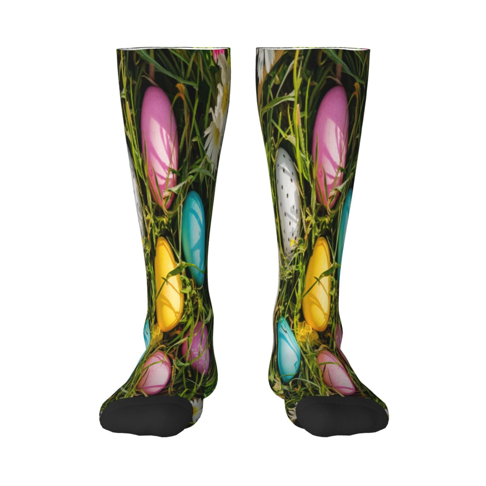 Xecao colorful Easter eggs Print Compression Socks for Both Men And ...