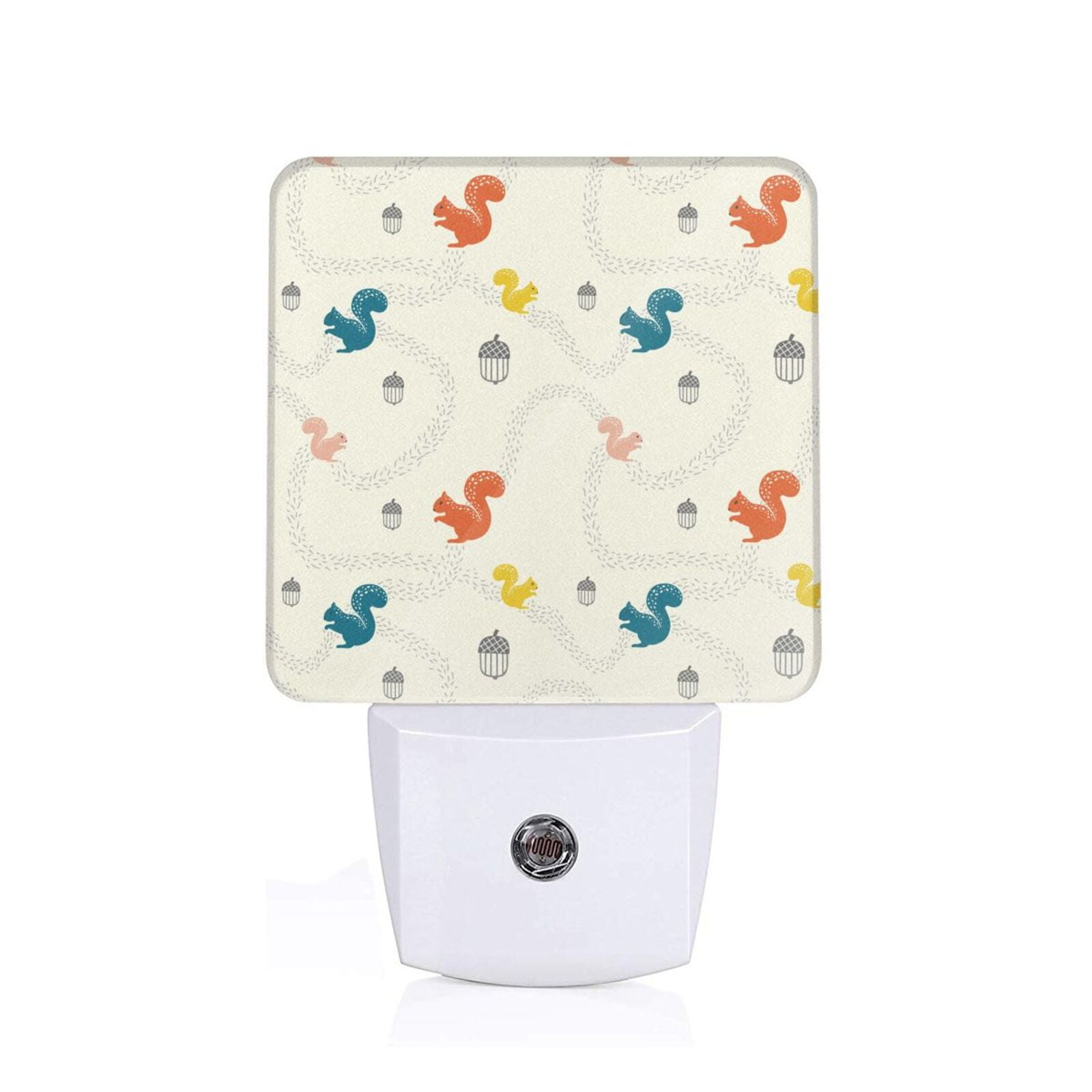 Xecao colorful Squirrel Nuts for Night Light - a Wall-mounted LED ...