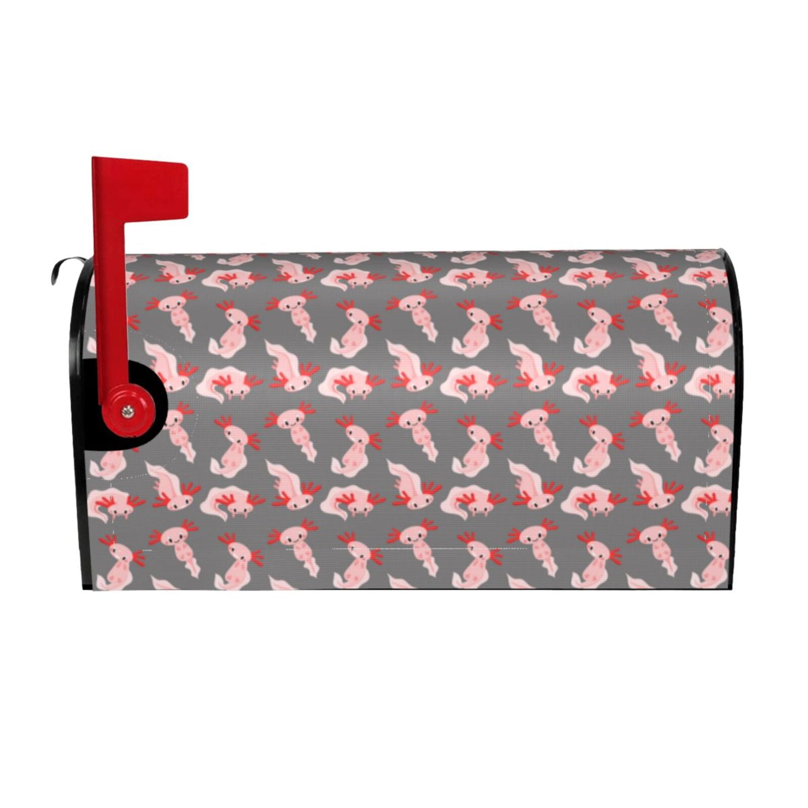 Xecao cute pink axolotl for Mailbox Cover with Magnetic Strips ...