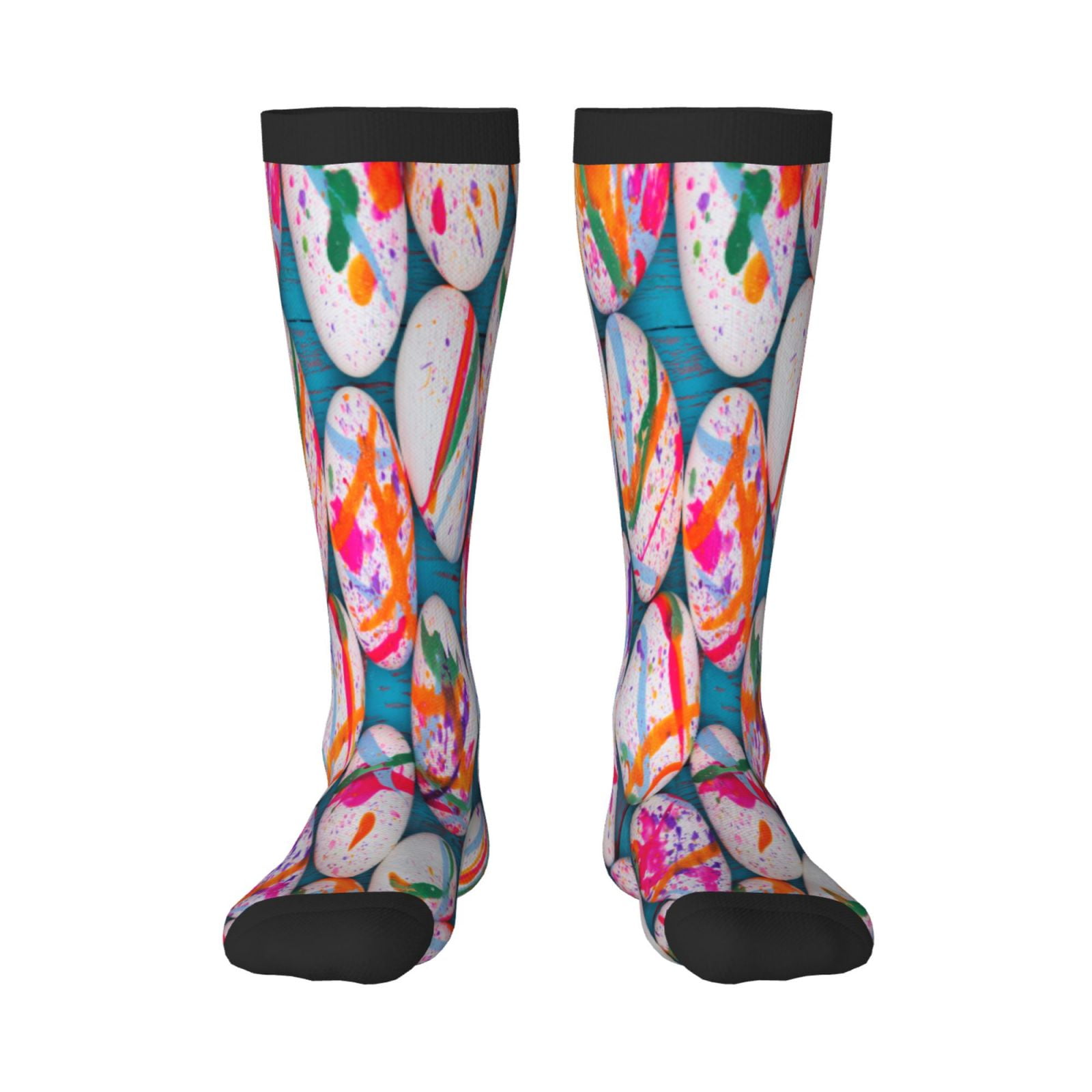 Xecao eggs Print Compression Socks for Both Men And Women for Running ...