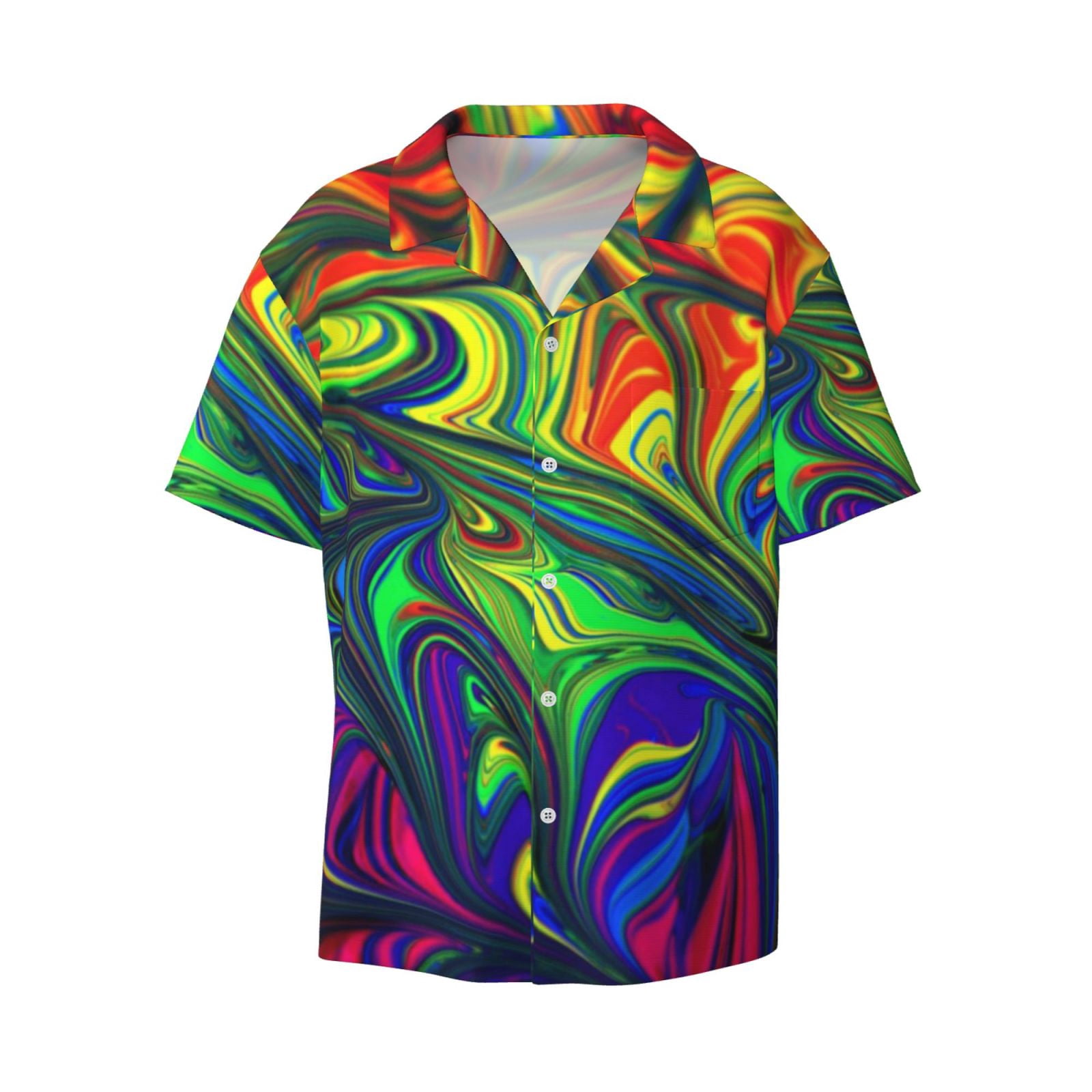 Xecao offers the Pride Rainbow for Men's Casual Short-sleeved Shirt, a ...