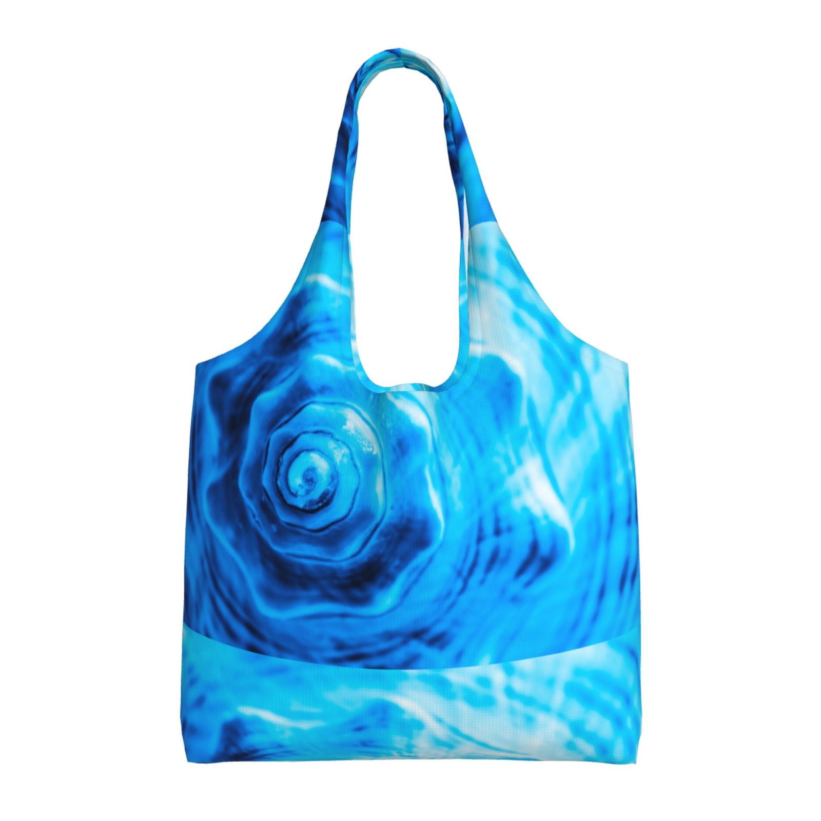 Xecao's Blue Shell Canvas Tote Bag is a versatile choice for women ...