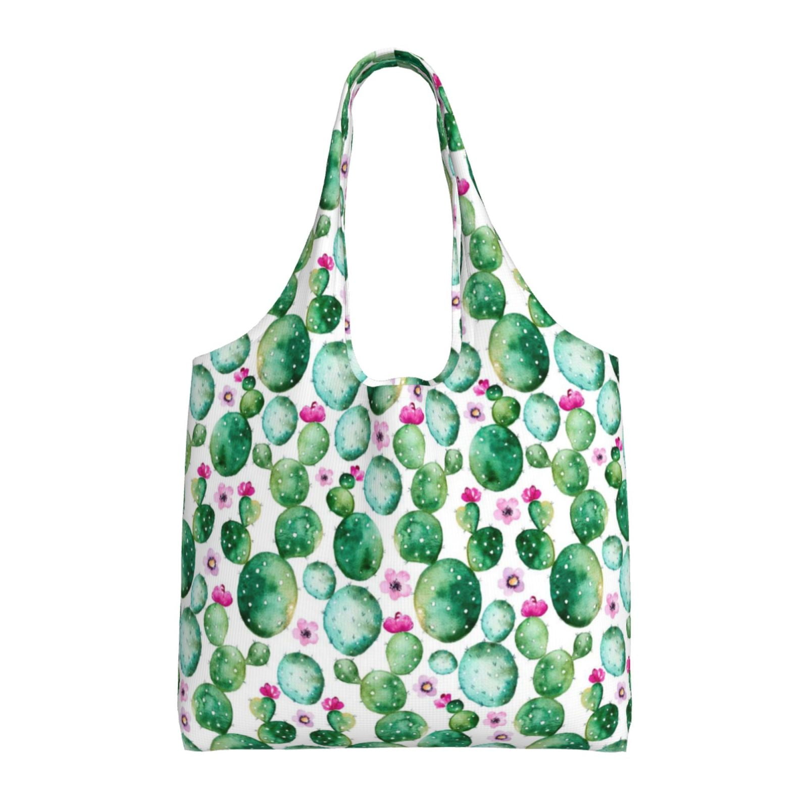 Xecao's Cactus Plants Canvas Tote Bag is a versatile choice for women ...
