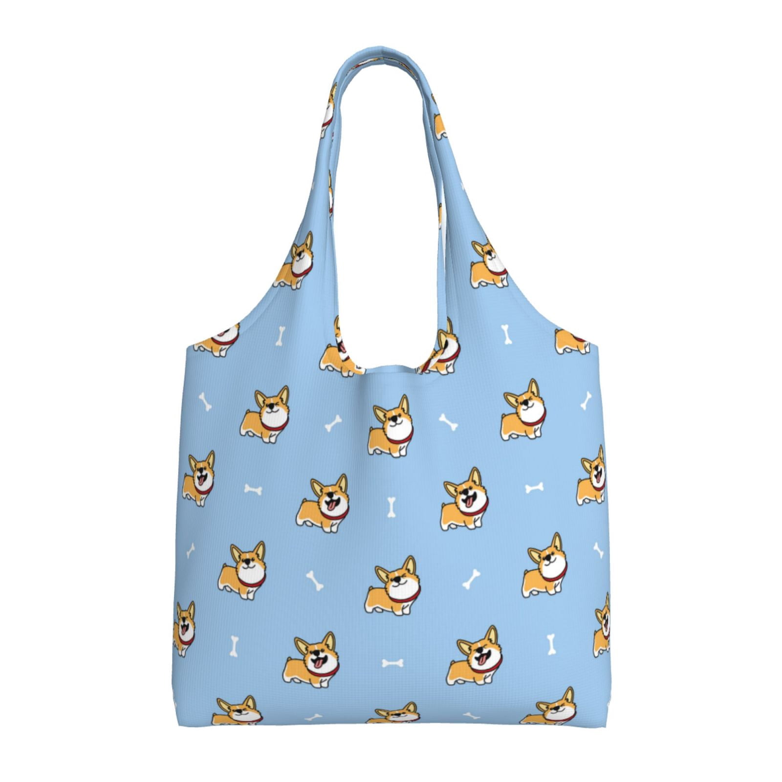 Xecao's Corgi Dog Canvas Tote Bag is a versatile choice for women ...