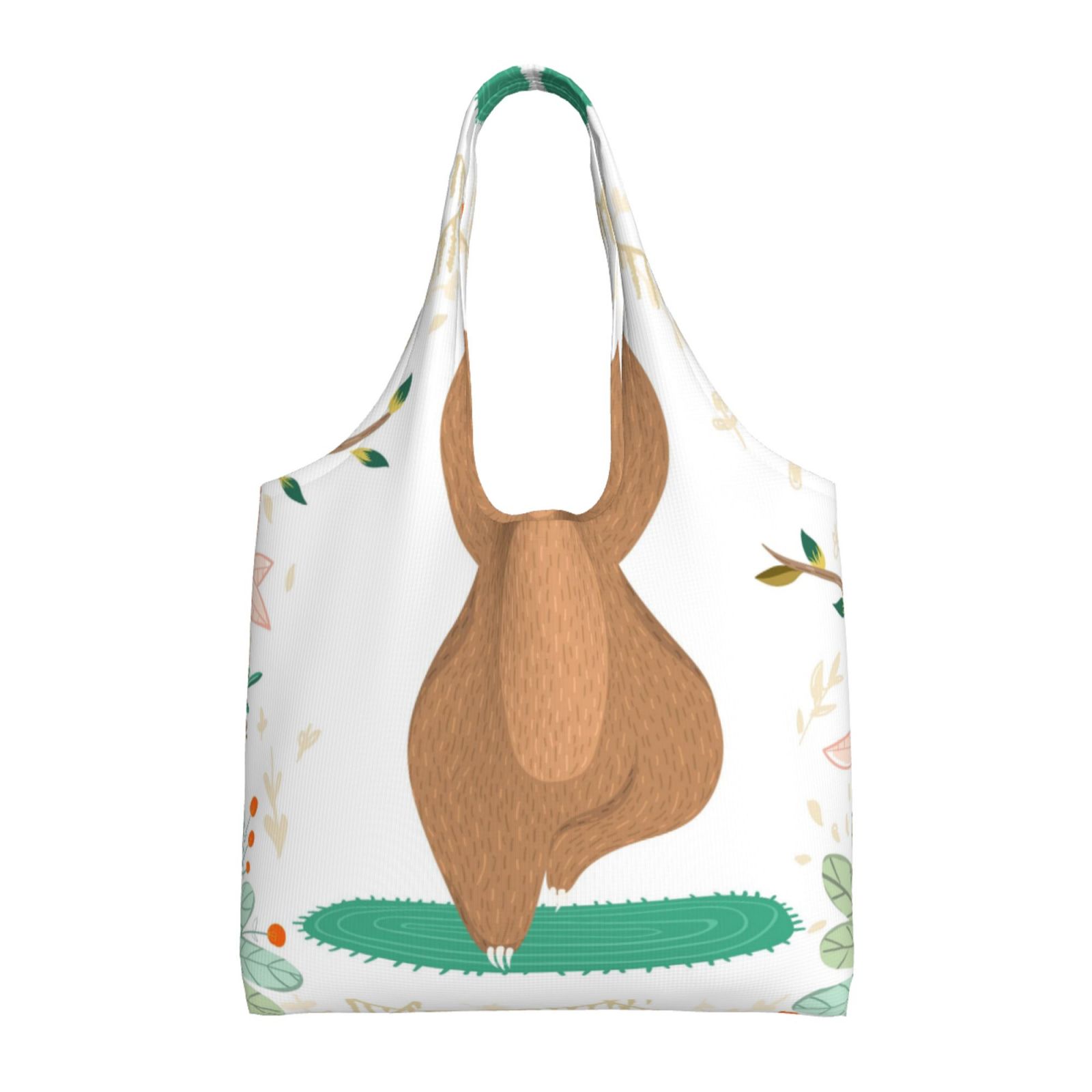 Xecao's Cute Sloth In Yoga Pose Tree Canvas Tote Bag is a versatile ...