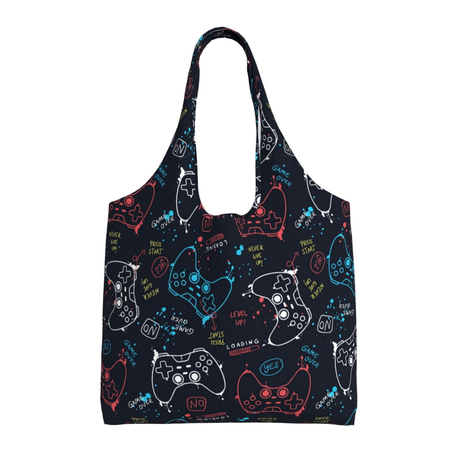 Xecao's Joystick Gamepad Canvas Tote Bag is a versatile choice for ...