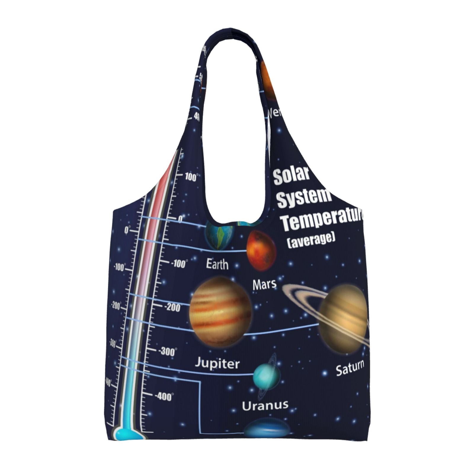 Xecao's Solar System Canvas Tote Bag is a versatile choice for women ...
