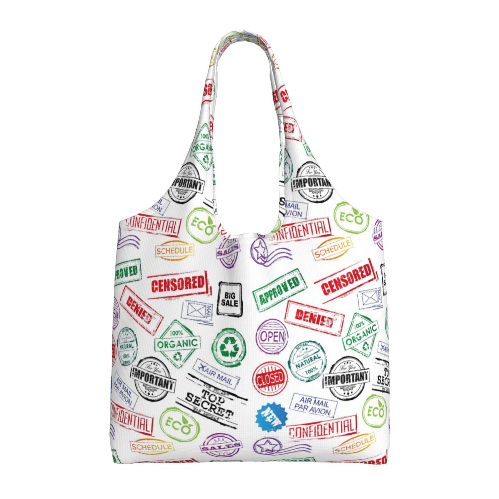 Xecao's Stamp Set Collection Canvas Tote Bag is a versatile choice for ...