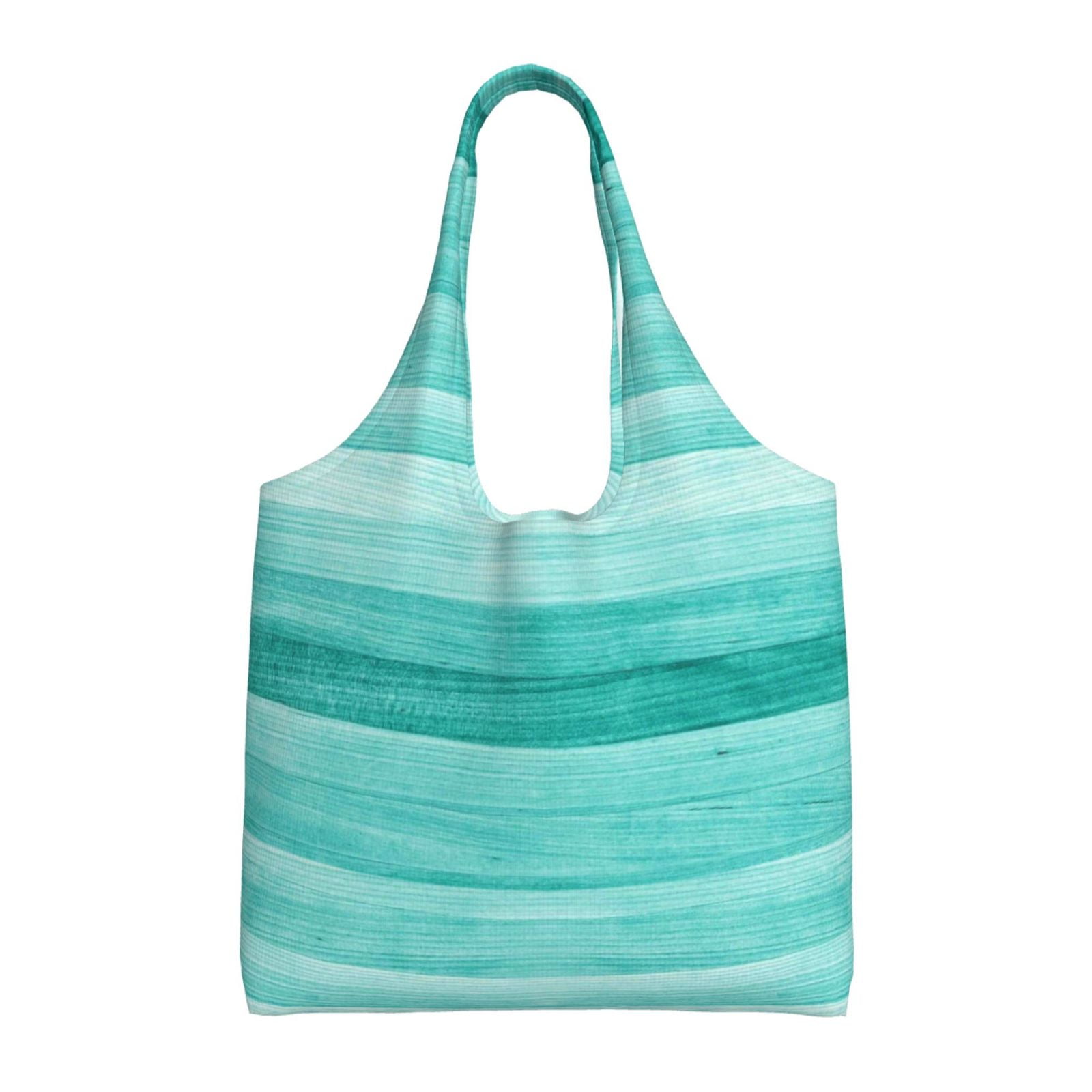 Xecao's Teal Turquoise Canvas Tote Bag is a versatile choice for women ...