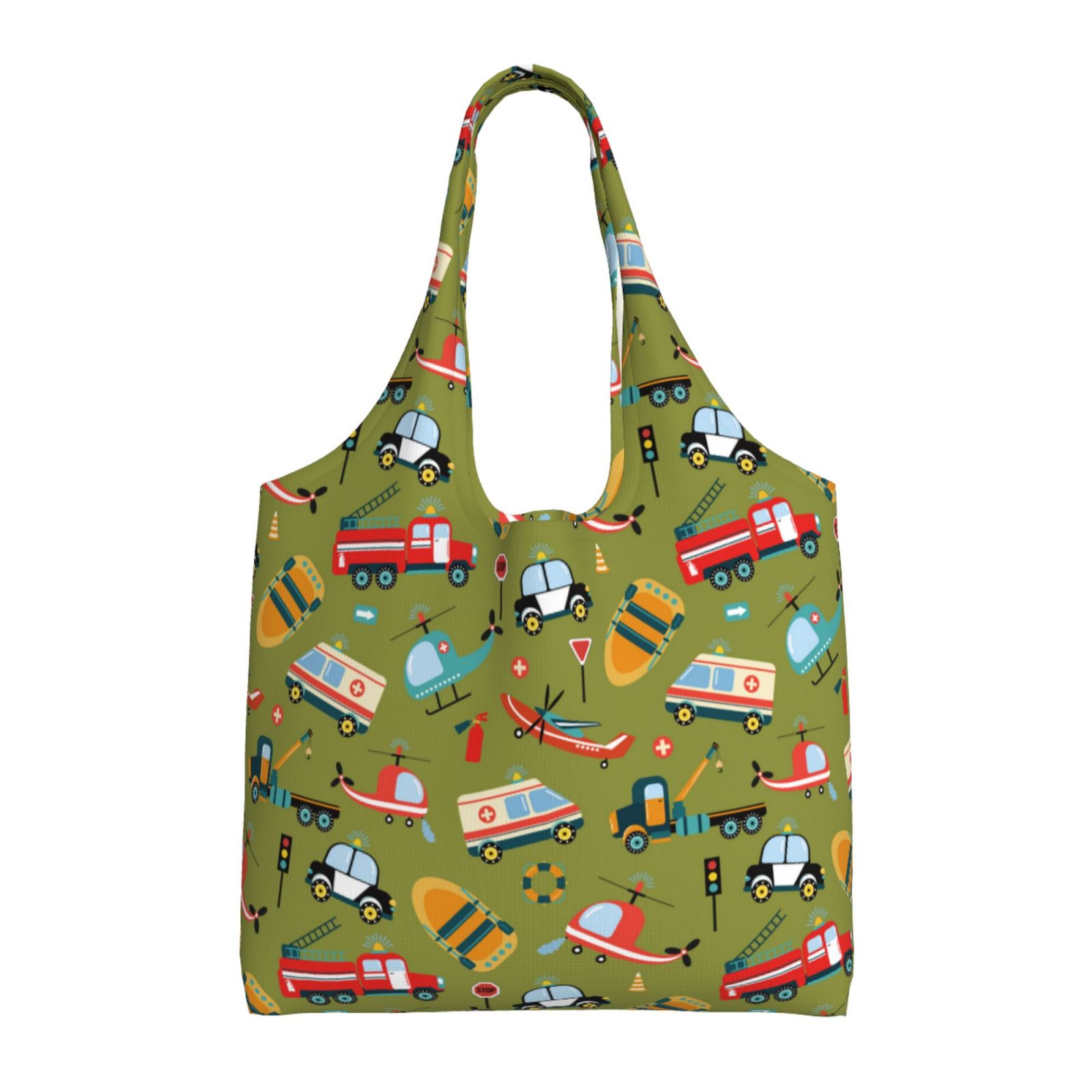 Xecao's Transportation Prints Canvas Tote Bag is a versatile choice for ...