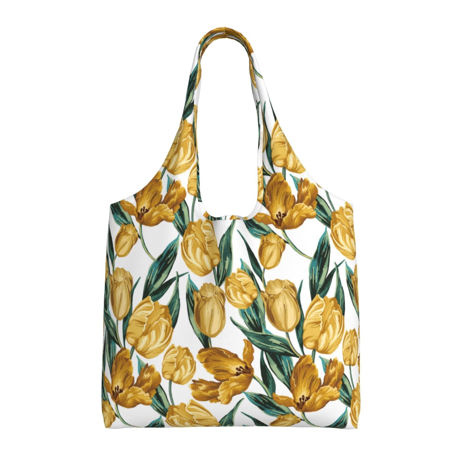 Xecao's Yellow Tulips Canvas Tote Bag is a versatile choice for women ...