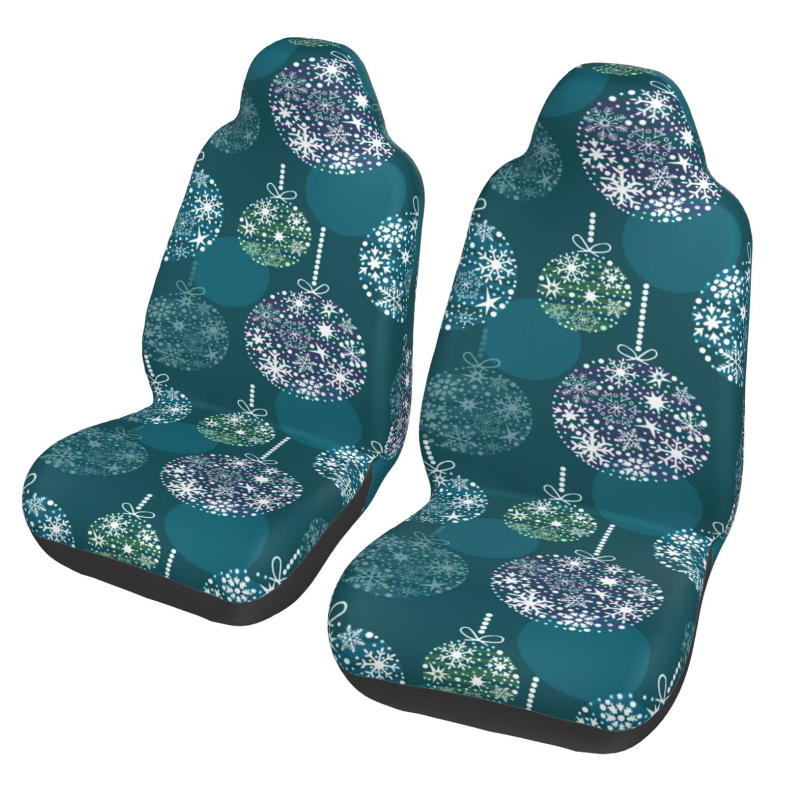 Xecao whiter Snowflake balloons Print Car Seat Cover in That Fits Most ...