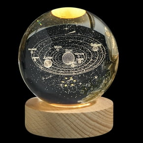 Solar System Glass Ball
