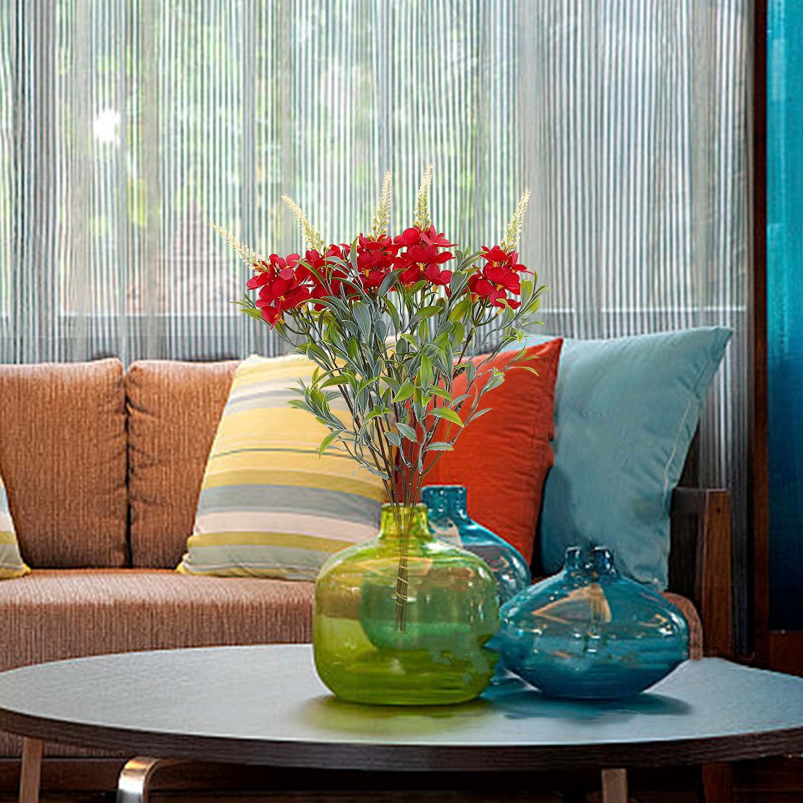 Xecvkr Artificial Flower Bouquet Decorative Fake Home Decor Five ...