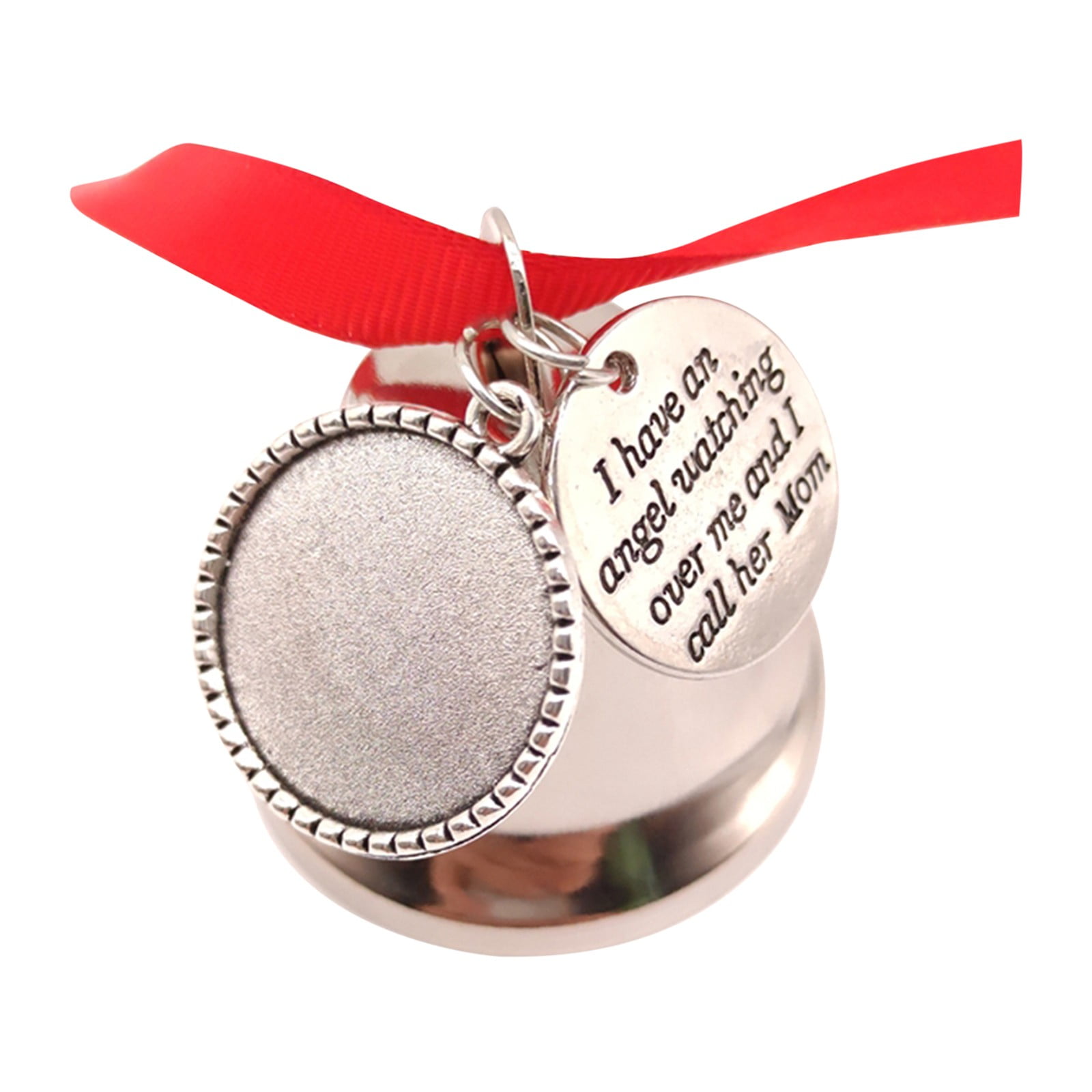 Xecvkr Bells Memorial Ornament Remembrance Tree Pendant Stainless Steel ...
